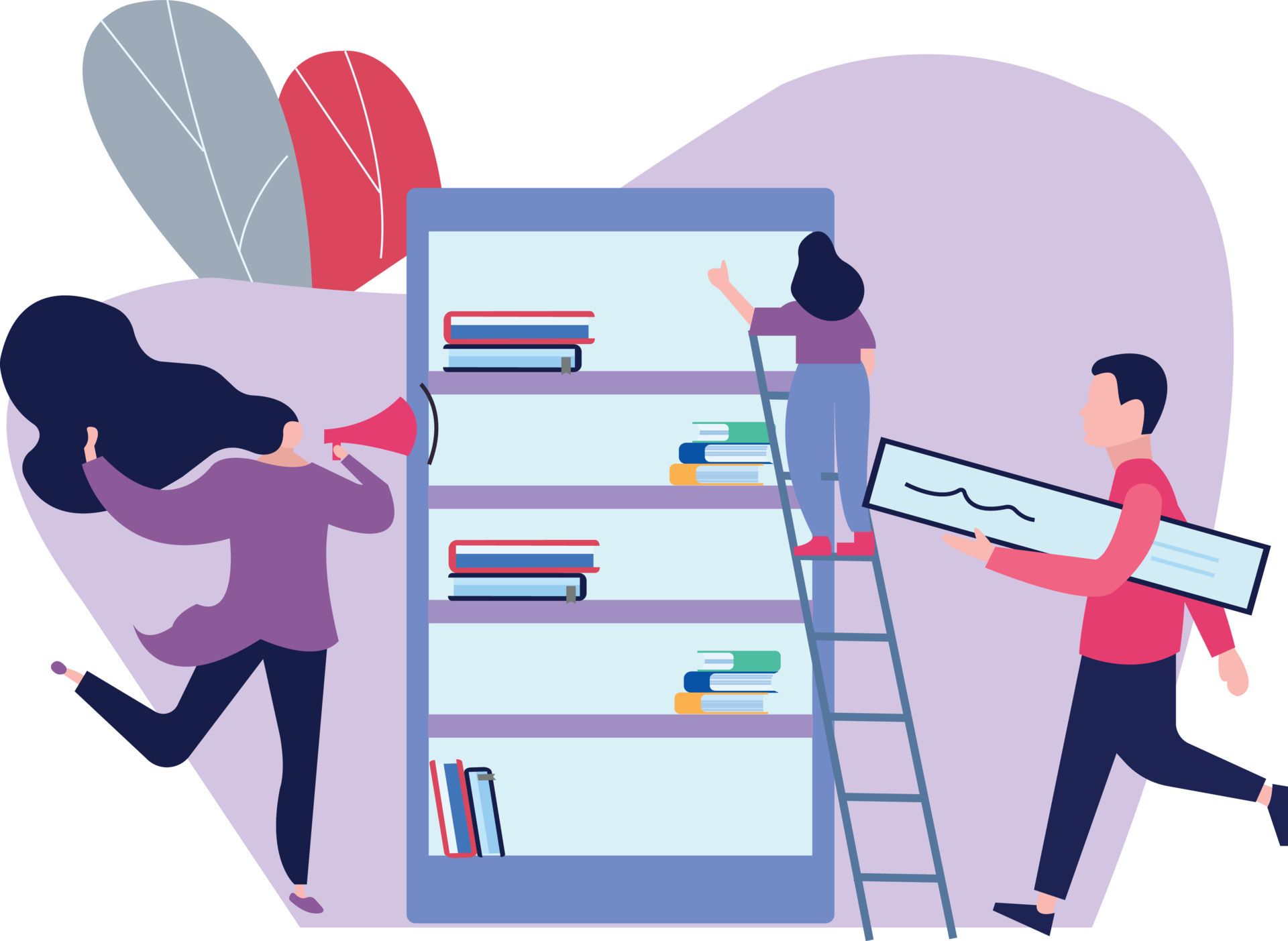 Girls Are Reading Books Online 24046693 Vector Art At Vecteezy girls-are-reading-books-online-24046693-vector-art-at-vecteezy