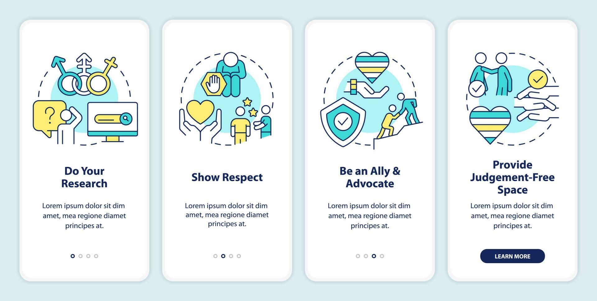 Supporting Gender Identity Onboarding Mobile App Screen Transgenders