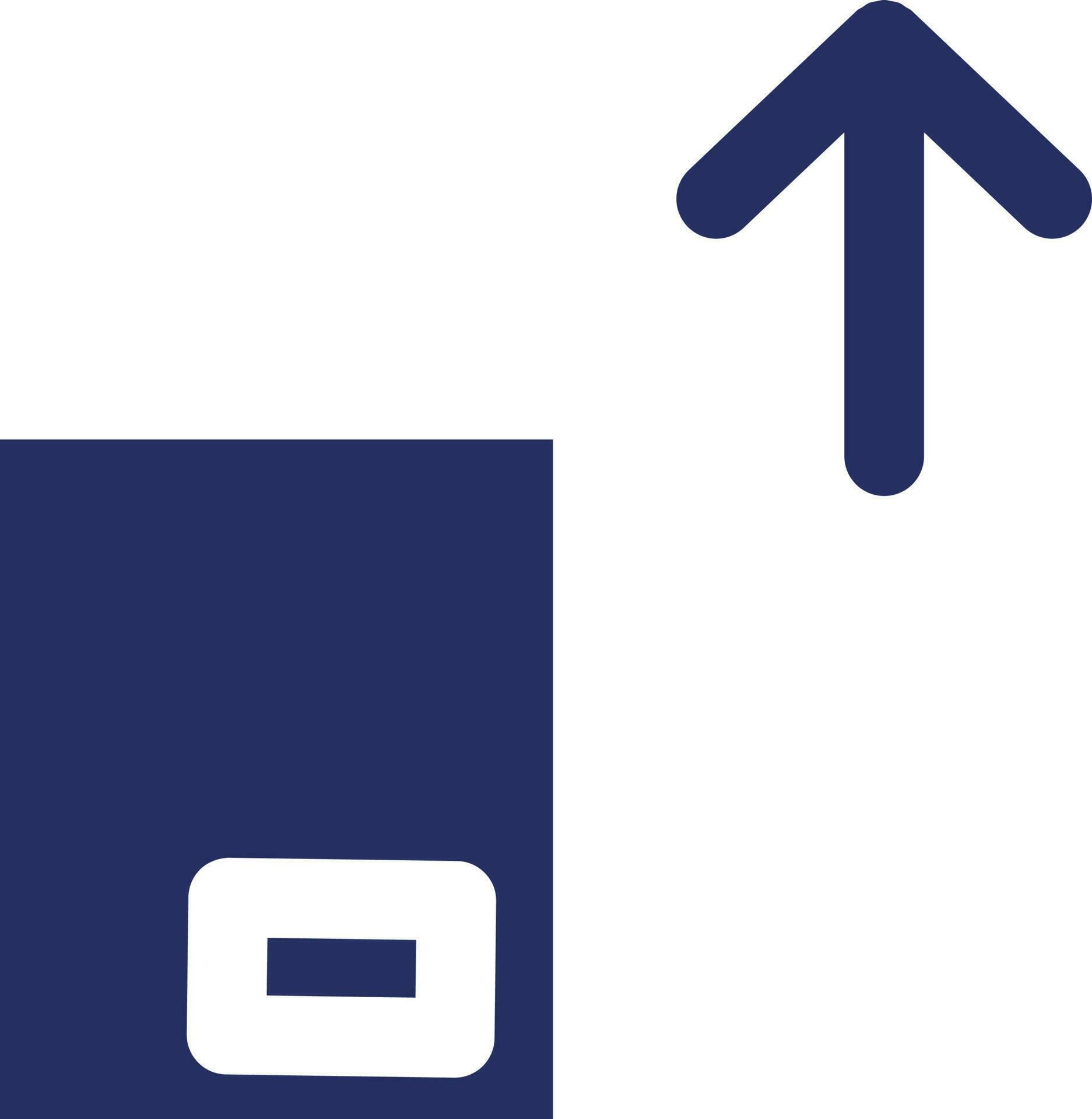 Unload cargo black glyph ui icon. Transportation and delivery service ...