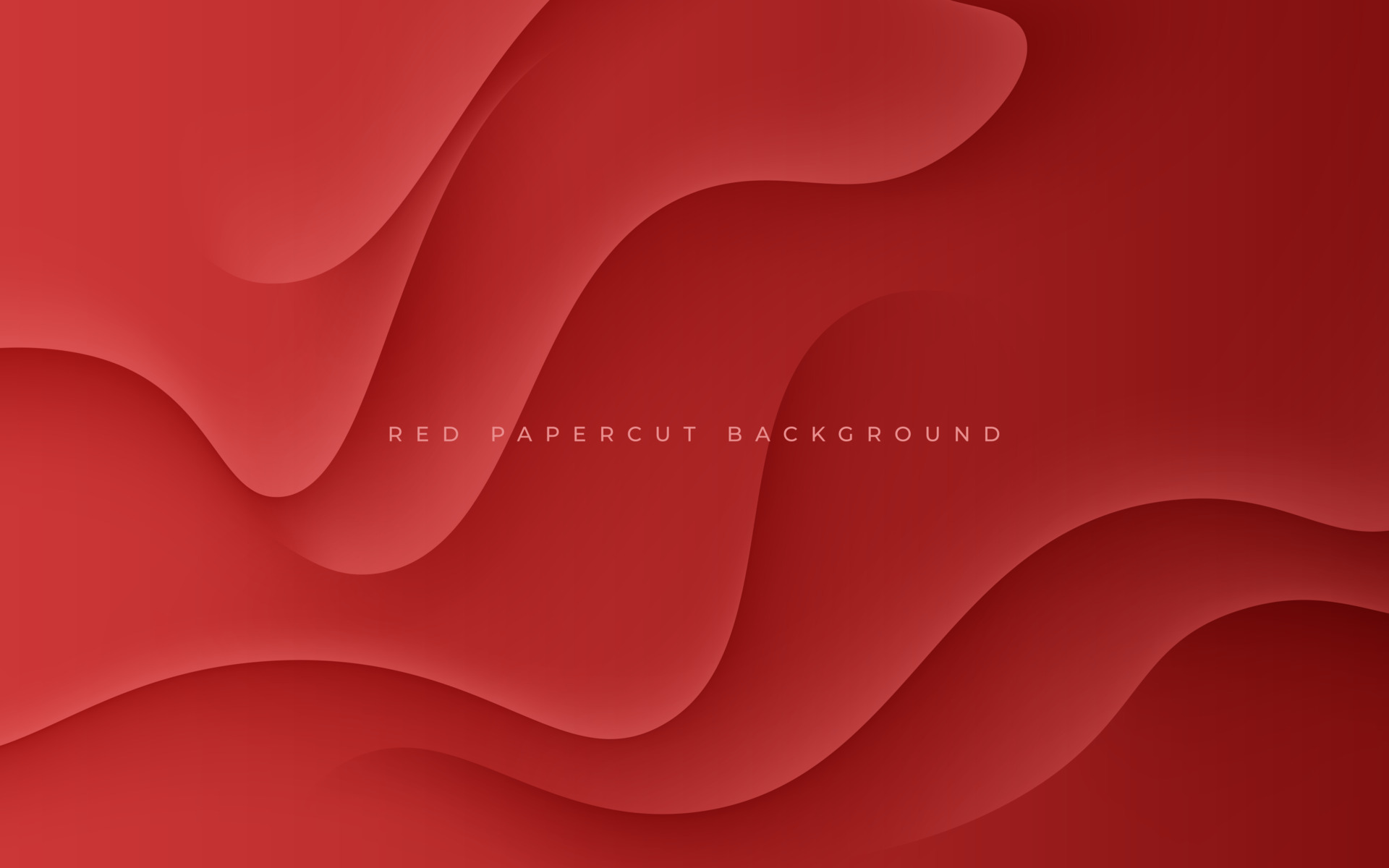 abstract red papercut diagonal stripe with shadow and light wave shape background. eps10 vector ...