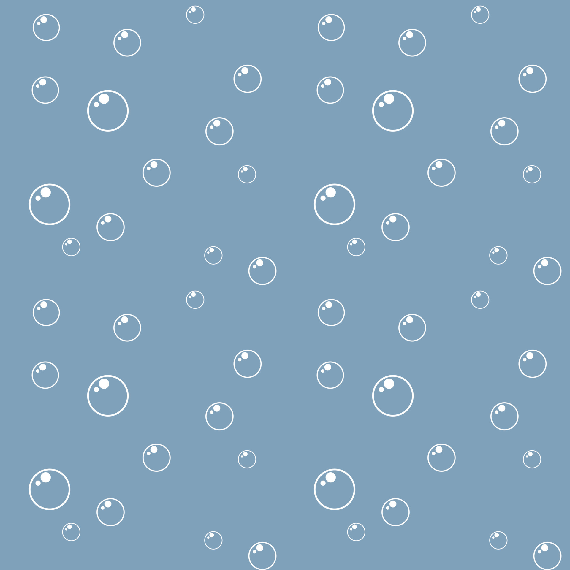Seamless pattern, bubbles on a blue background. Sea water background ...