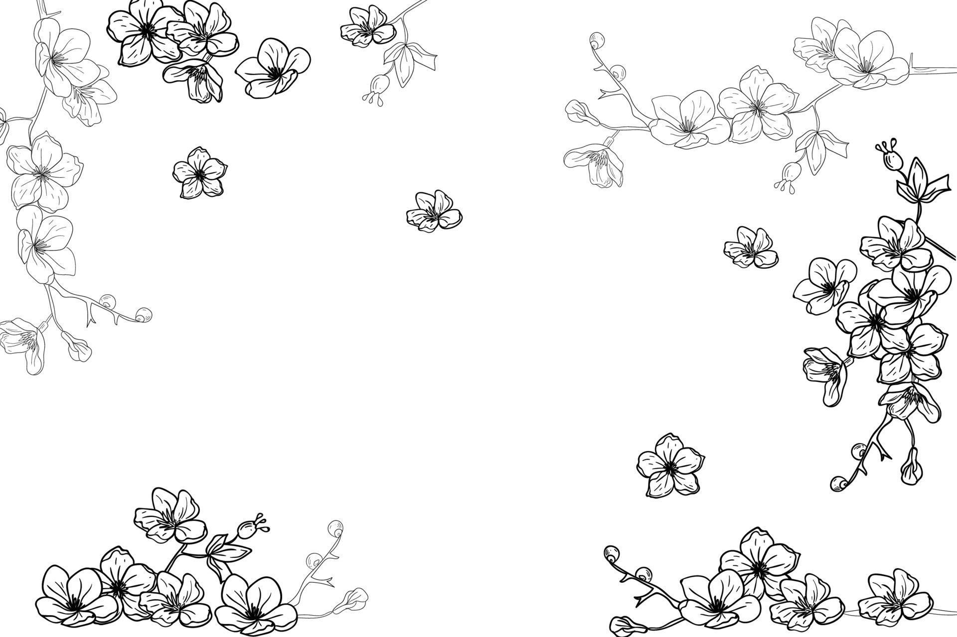 cherry blossom frame vector 24058740 Vector Art at Vecteezy cherry blossom frame vector 24058740 Vector Art at Vecteezy