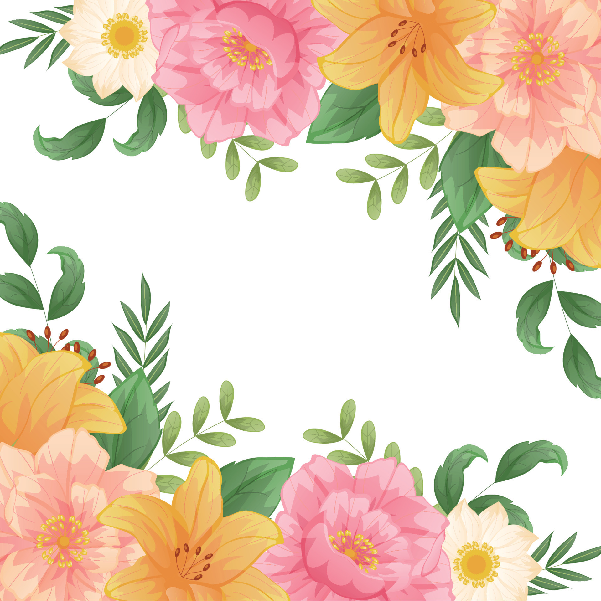 spring flowers background vector 24058793 Vector Art at Vecteezy spring flowers background vector 24058793 Vector Art at Vecteezy