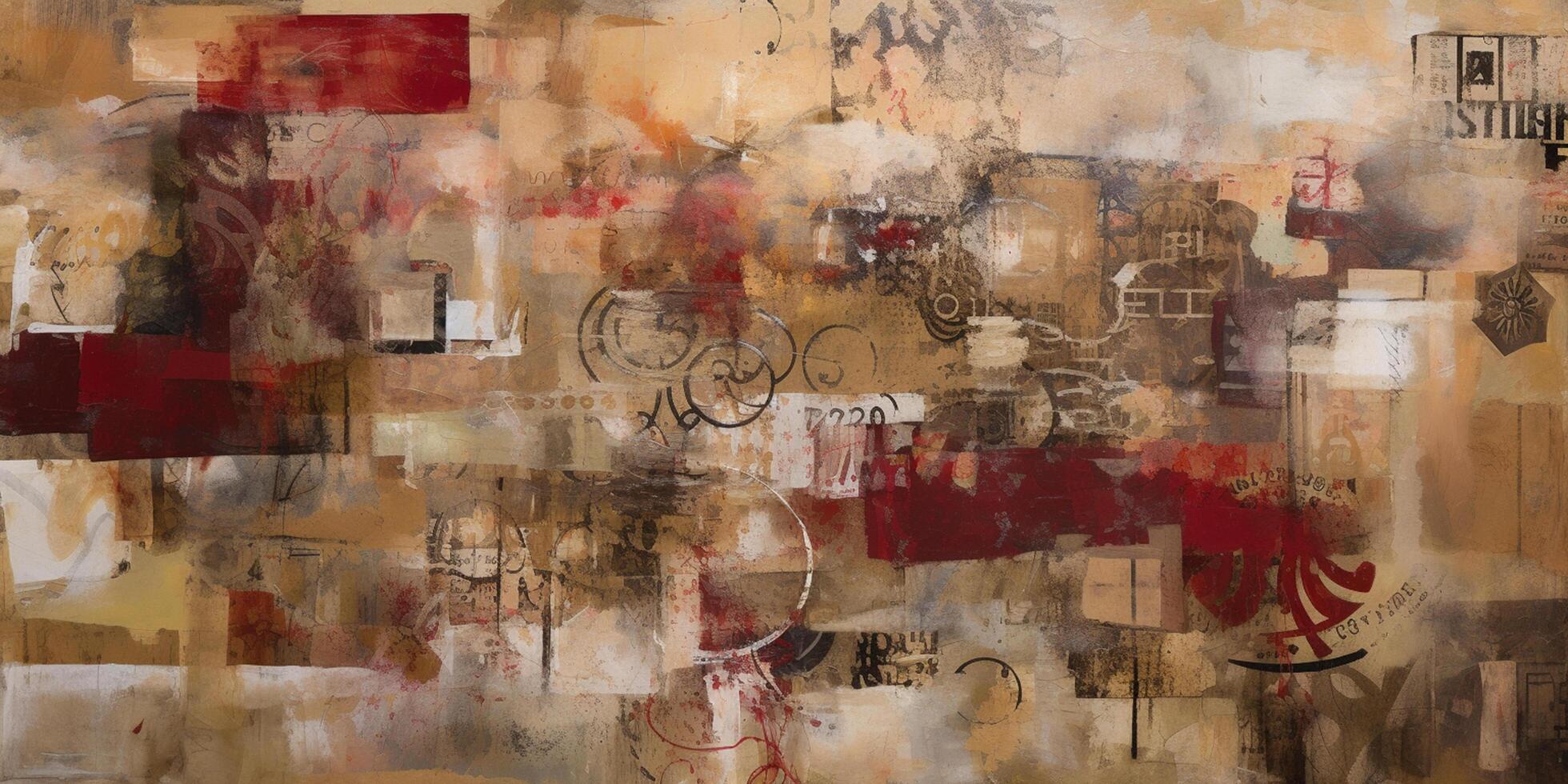 Layers of Urban Flair A Multifaceted Mixed Media Painting with Dynamic ... Layers of Urban Flair A Multifaceted Mixed Media Painting with Dynamic ...