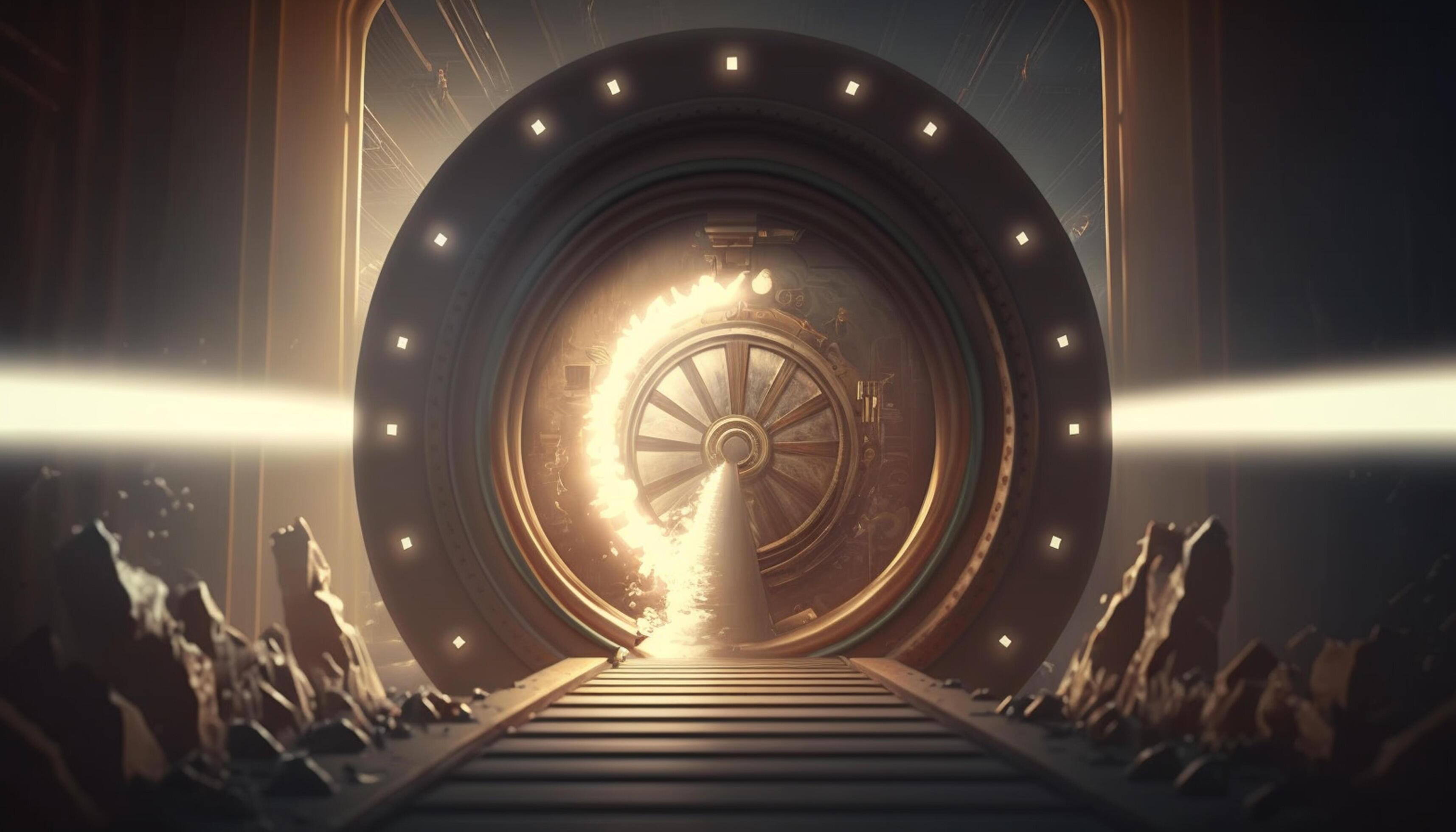 Illuminating the Past and Future Time Capsule with Glowing Elements as ...