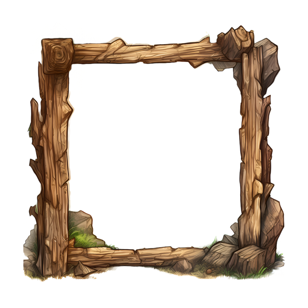 Wooden Border Frame Watercolor Clipart 24065319 PNG Wooden Border Frame Watercolor Clipart 24065319 PNG