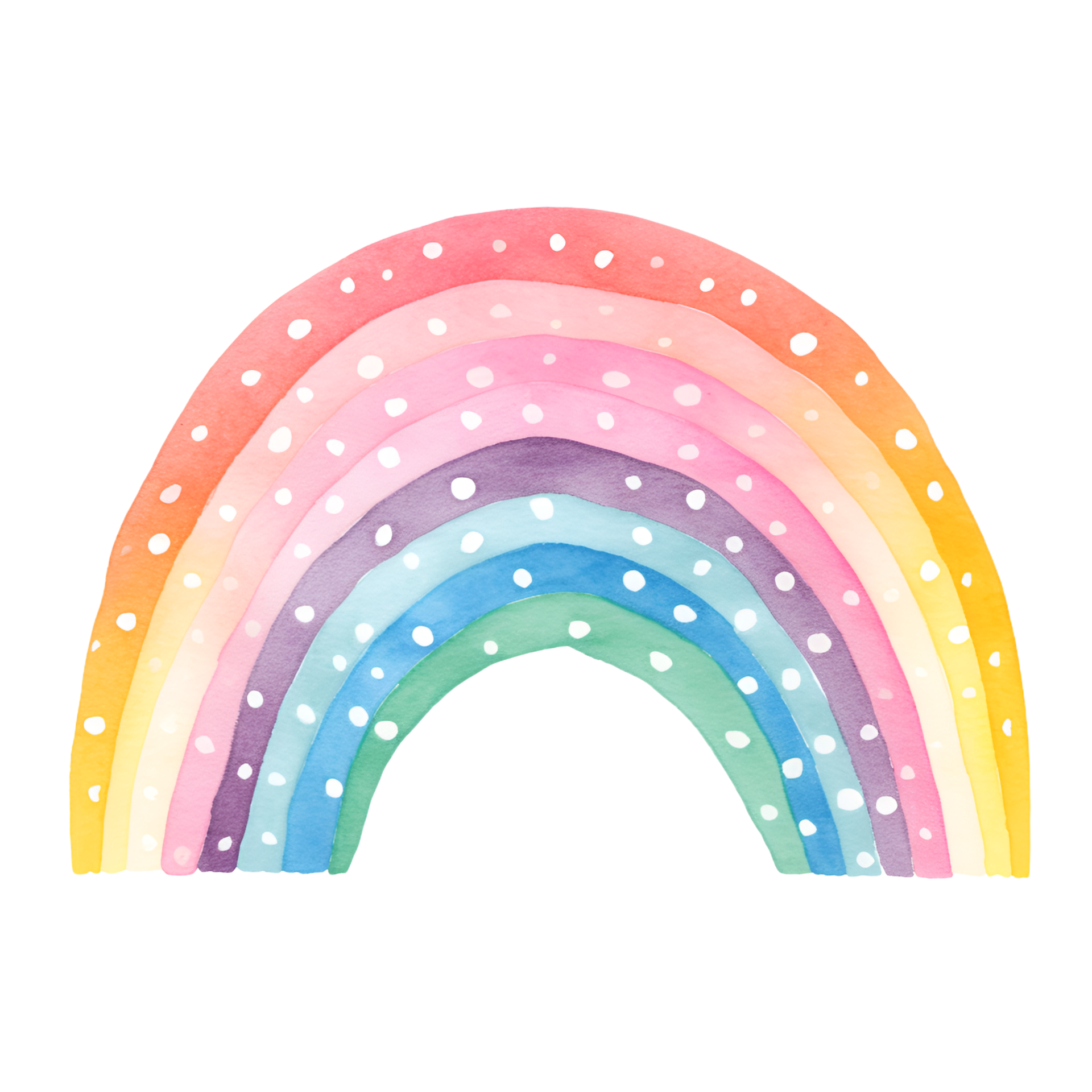 Rainbow Watercolor Clipart 24065342 PNG