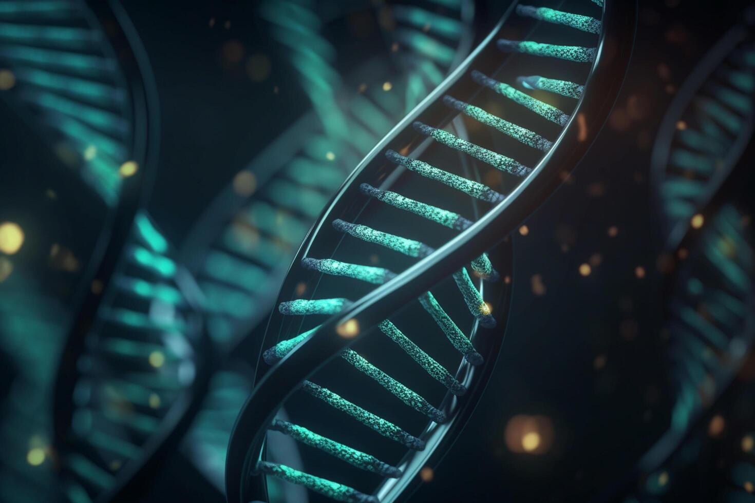 Vibrant 3D Illustration of DNA Replication in Microscopic Detail 24066941 Stock Photo at Vecteezy