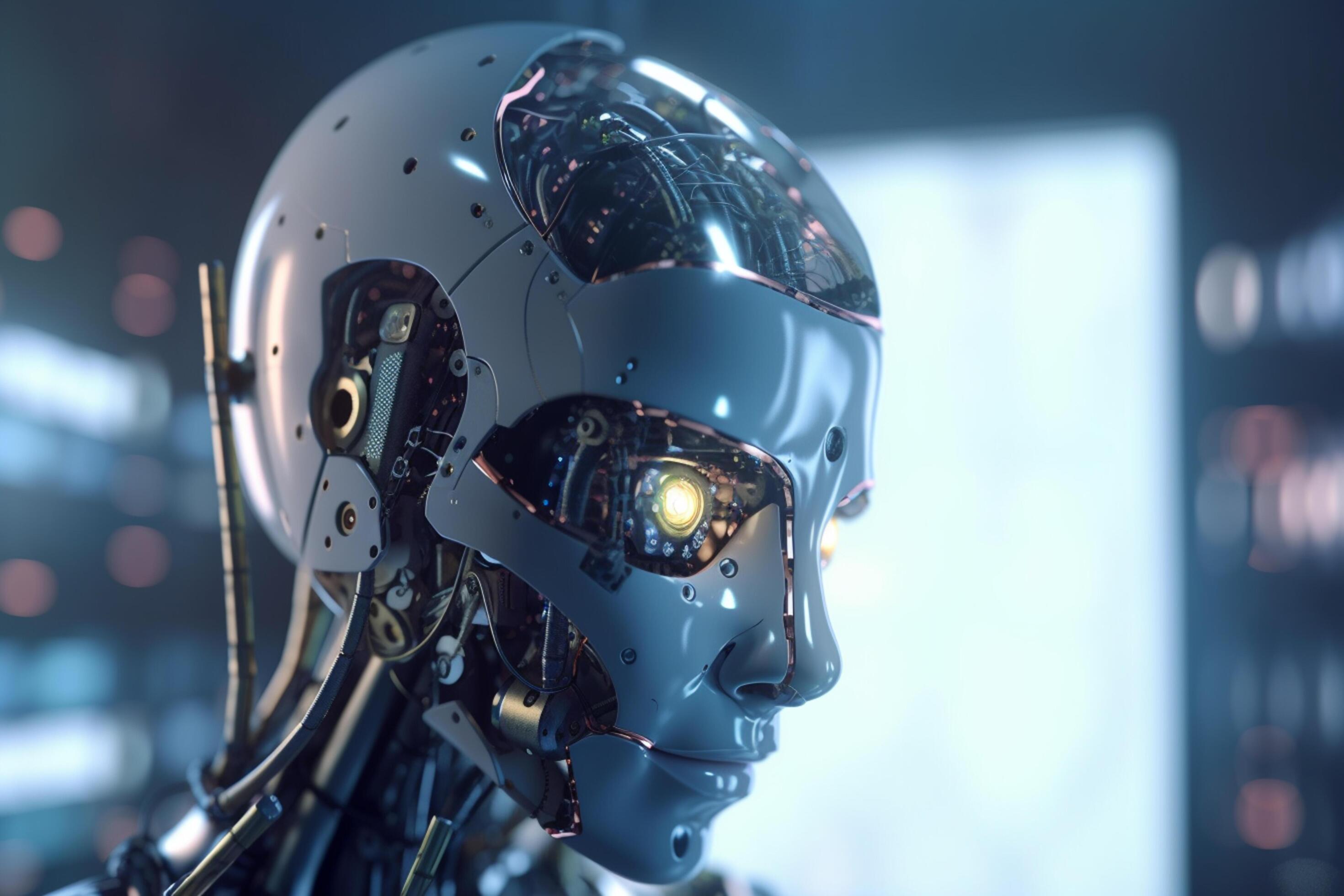 Revolutionizing Robotics with AI Conceptual Illustration 24068630 Stock Photo at Vecteezy