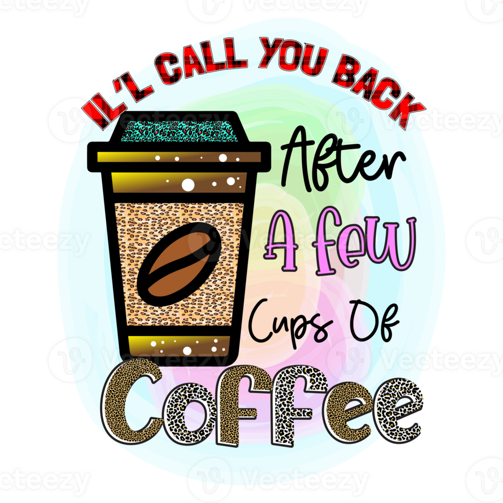Coffee Sublimation Design 24071464 Png