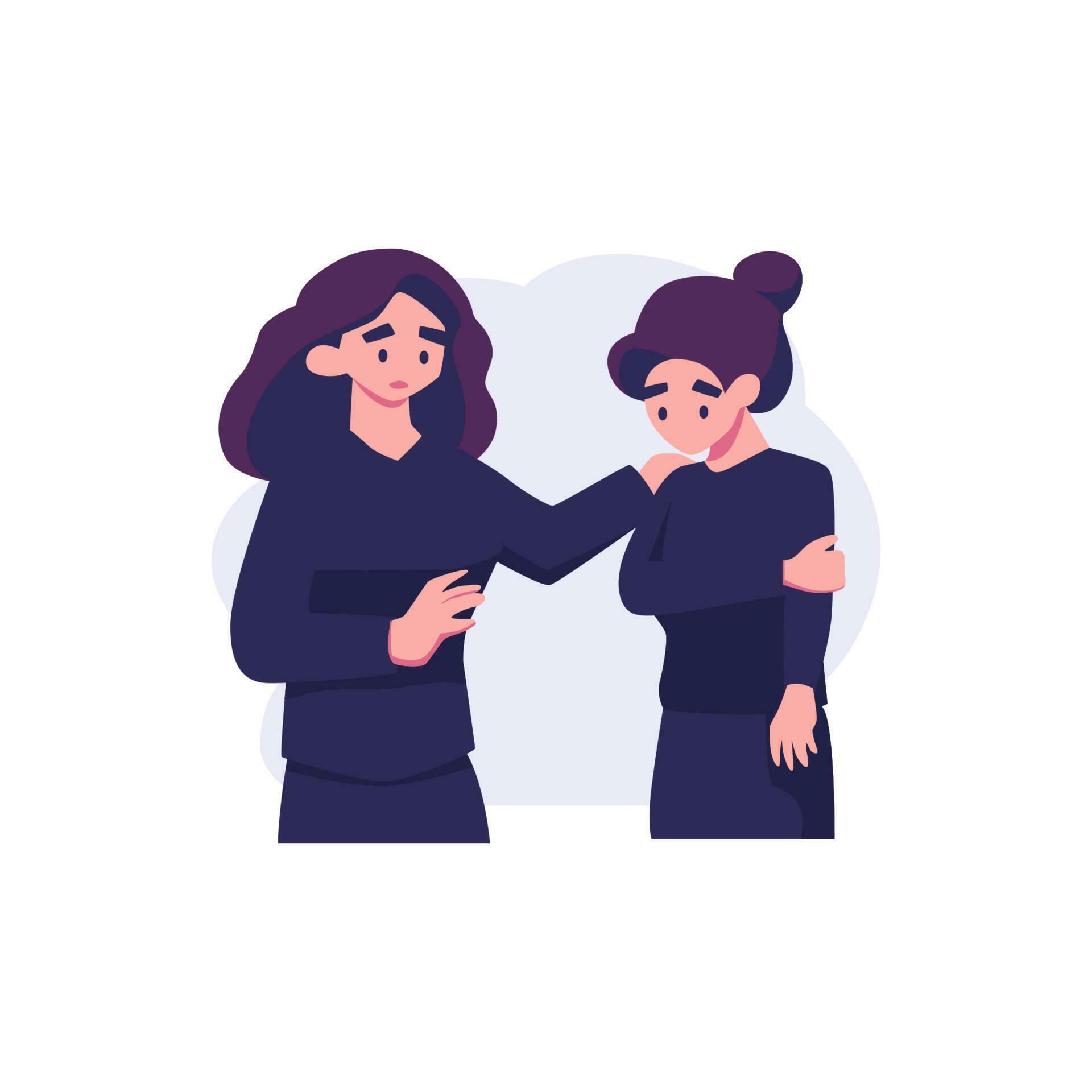 empathy flat style illustration vector design 24071699 Vector Art at ...