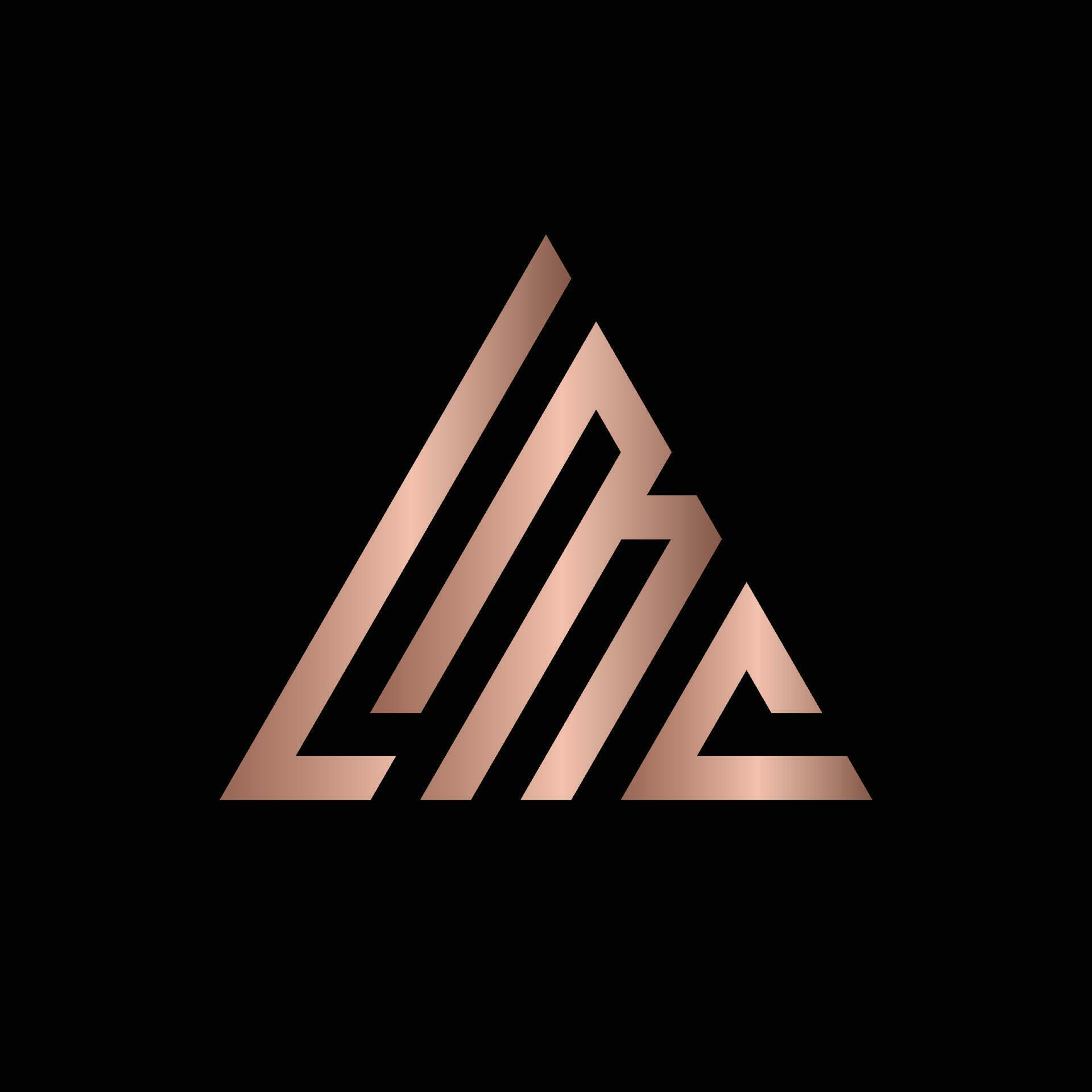 Letter L logo or LMC initials three modern monogram clever symbol concept. Creative Line sign ...