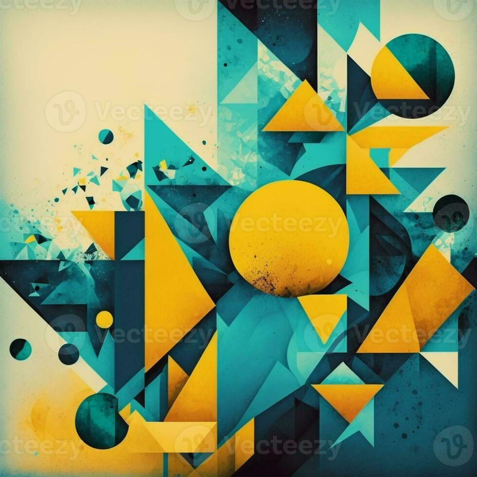 Abstract Geometric Shapes Texture Background. 24074343 Stock Photo at ...