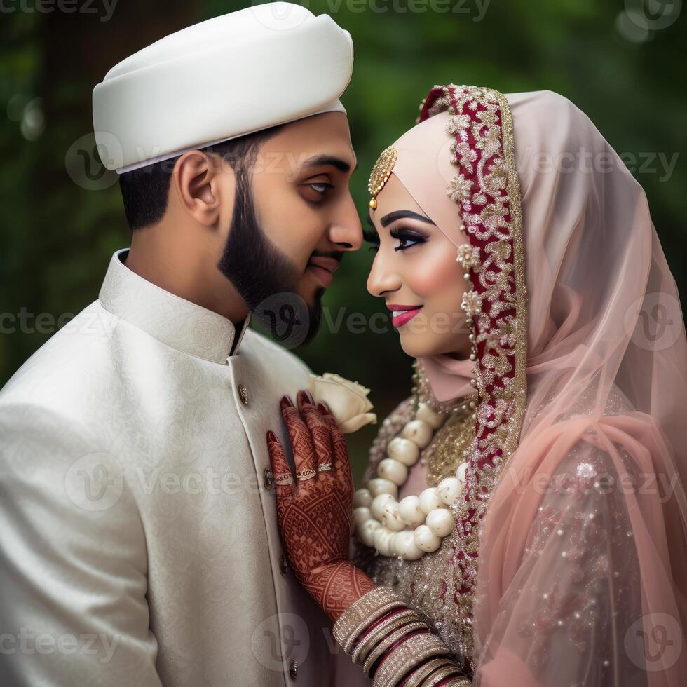 Traditional Indian Muslim Bride
