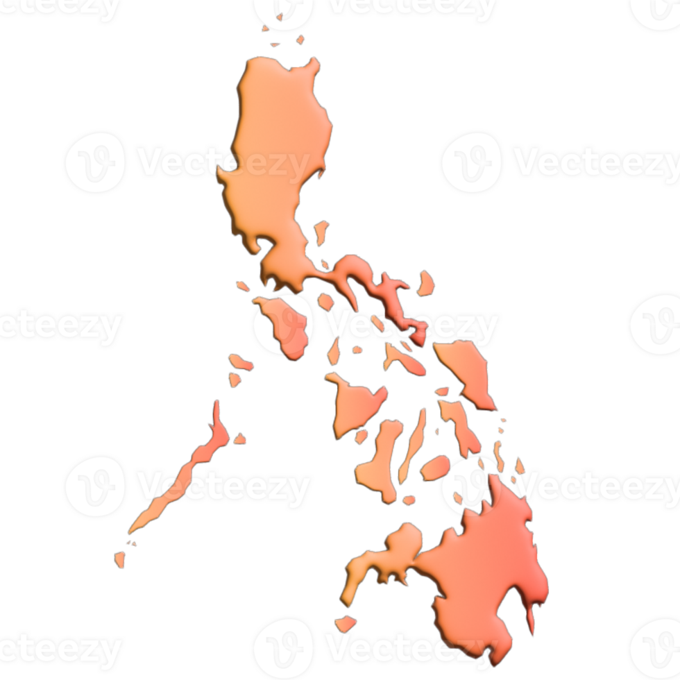 3d Render Country World Map Philippines 24076026 Png