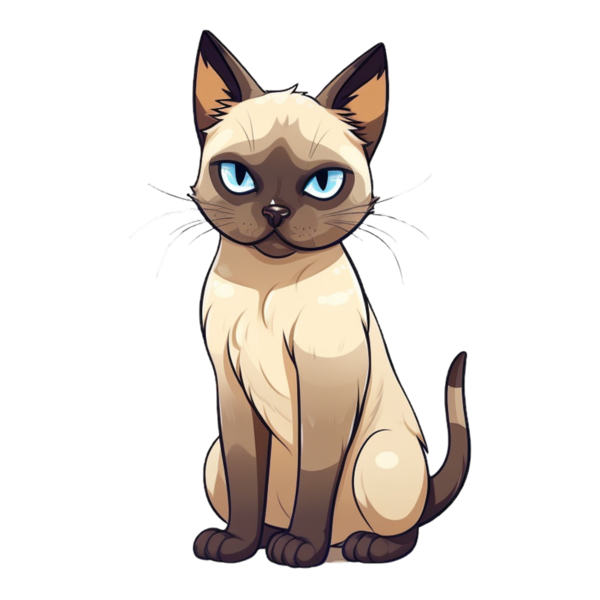 Anime Siamese Cat Anime Siamese Cat
