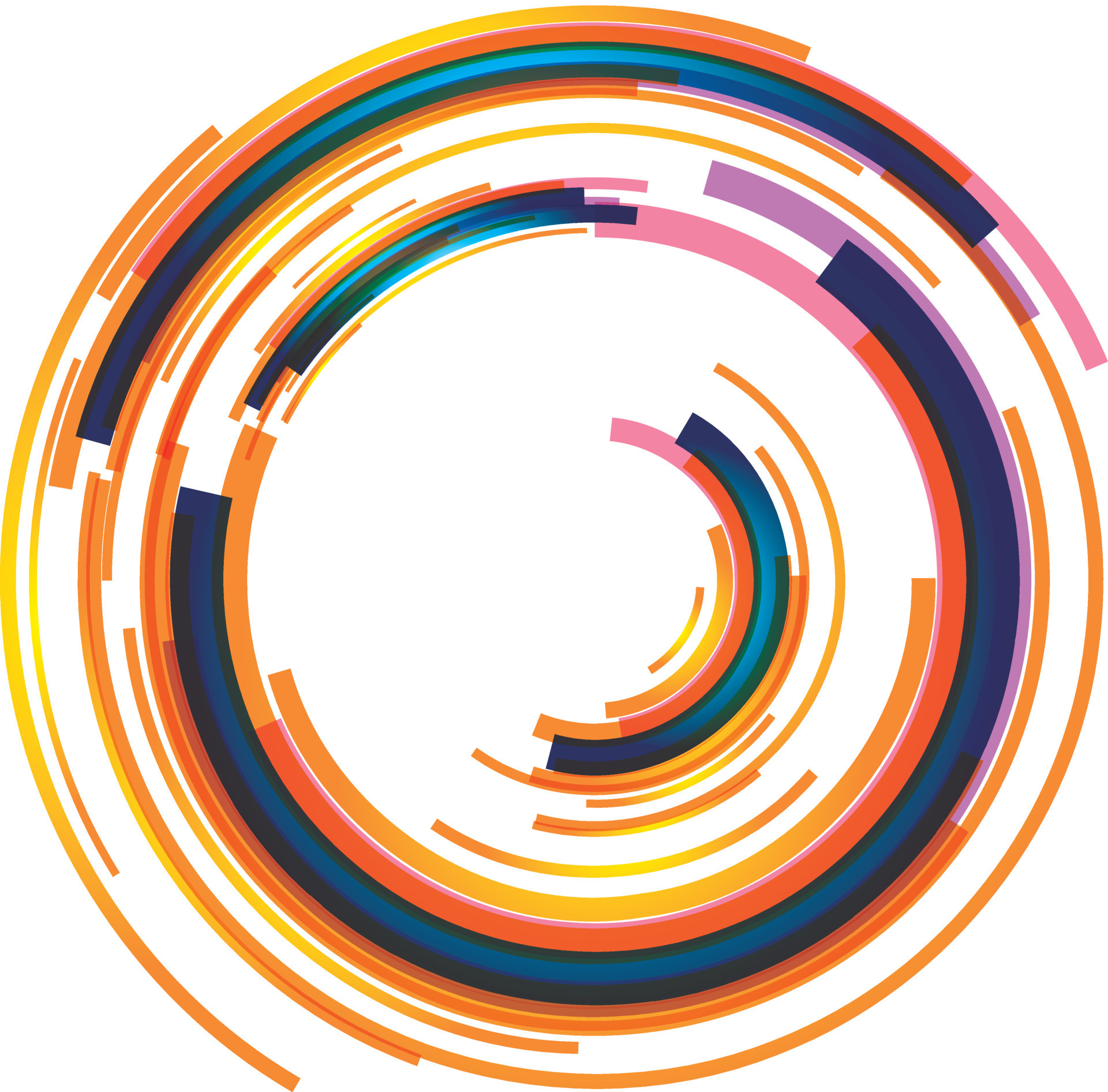 Lines And Circles, Isolated Background. 24078153 Vector Art at Vecteezy