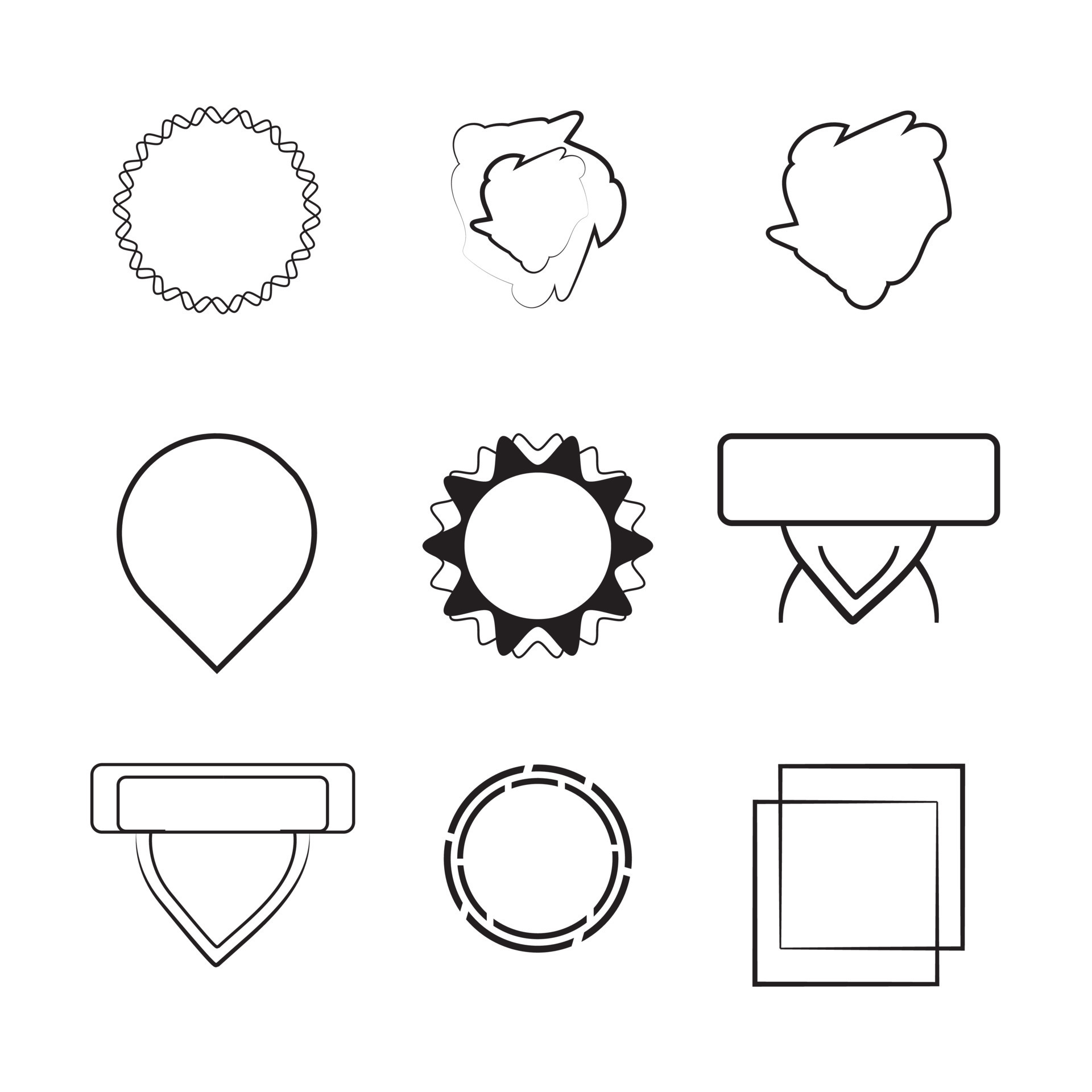 Unique Custom Shape And Vector Discount Shape Template Design 24078413 Vector Art At Vecteezy
