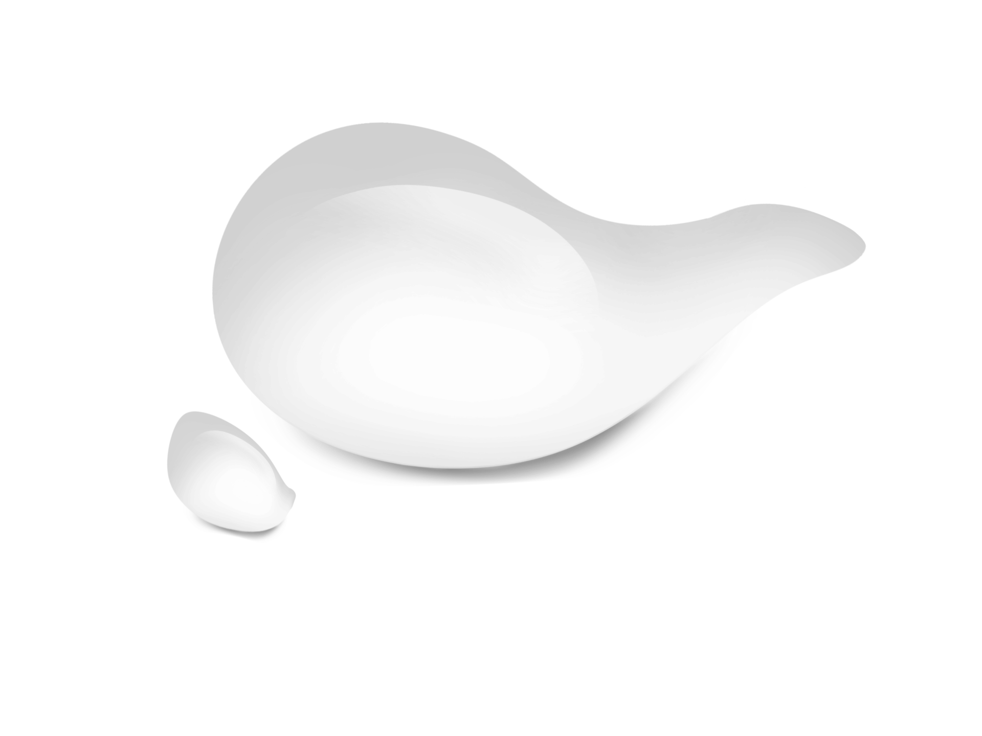 Realistic Water Drop Free Form Shape Isolated On Transparency Background 24078478 Png