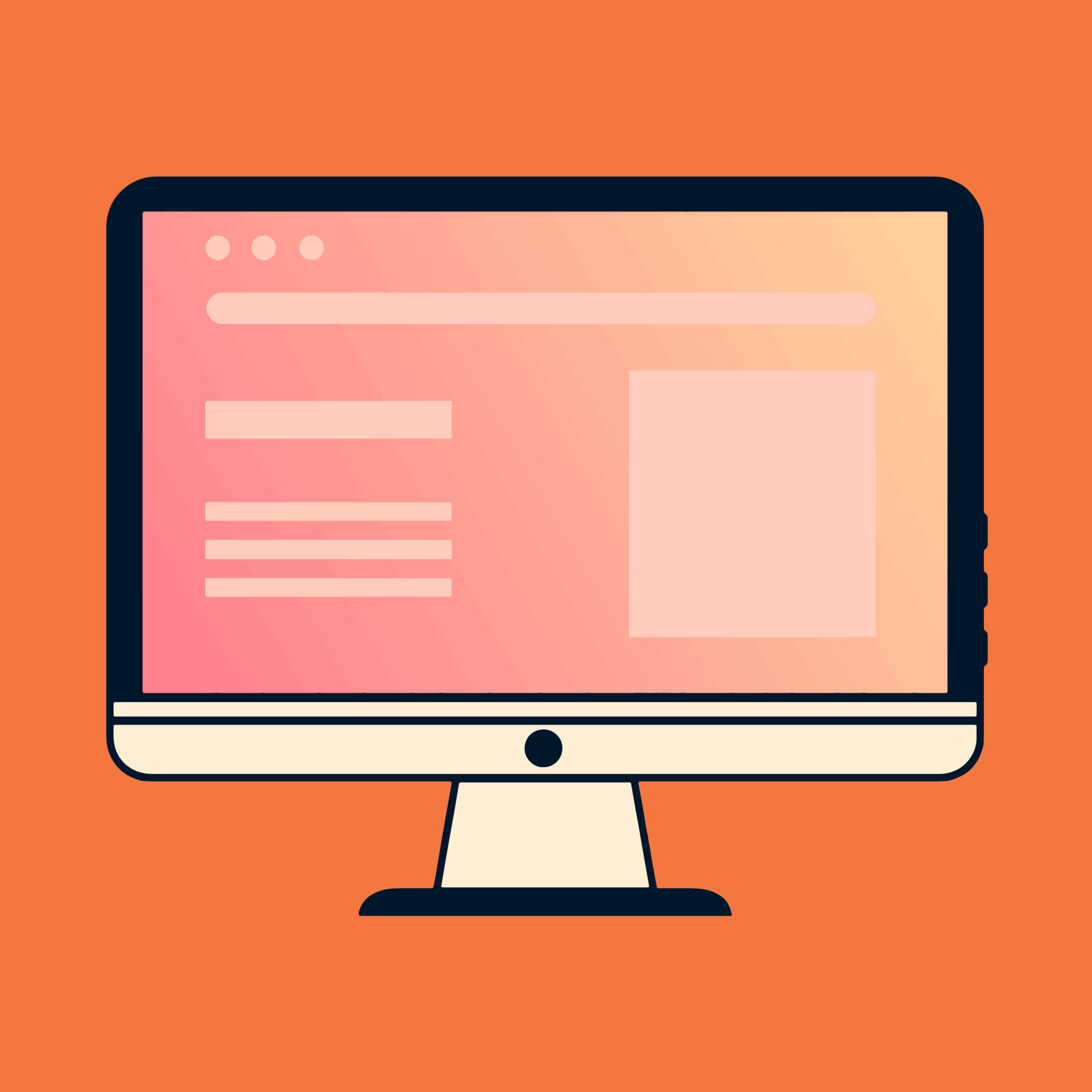 Computer Vector Art, Illustration and Graphic 24081455 Vector Art at ...