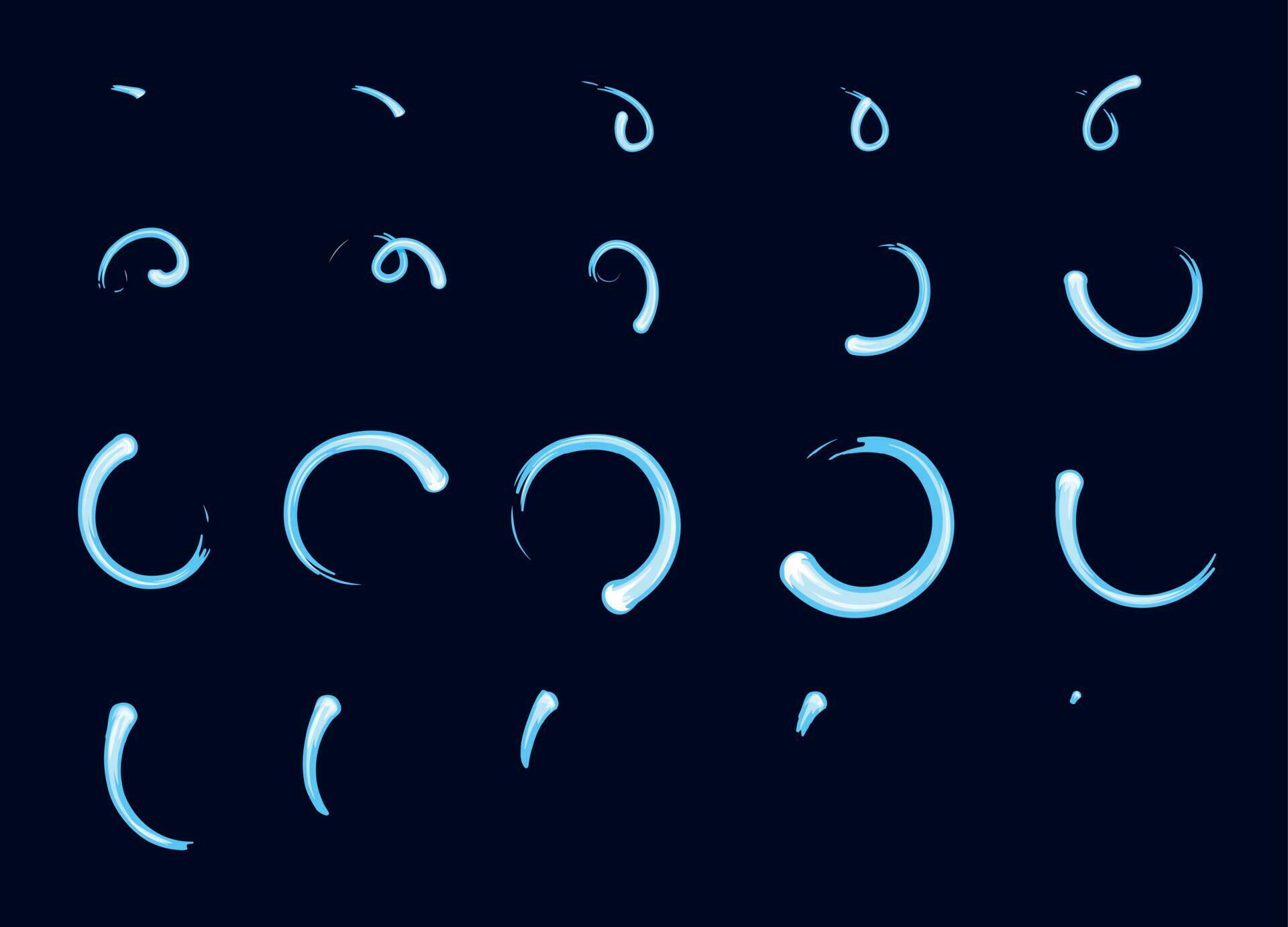 Water motion sprite sheet, Vfx rotate animation 24081545 Vector Art at ... Water motion sprite sheet, Vfx rotate animation 24081545 Vector Art at ...