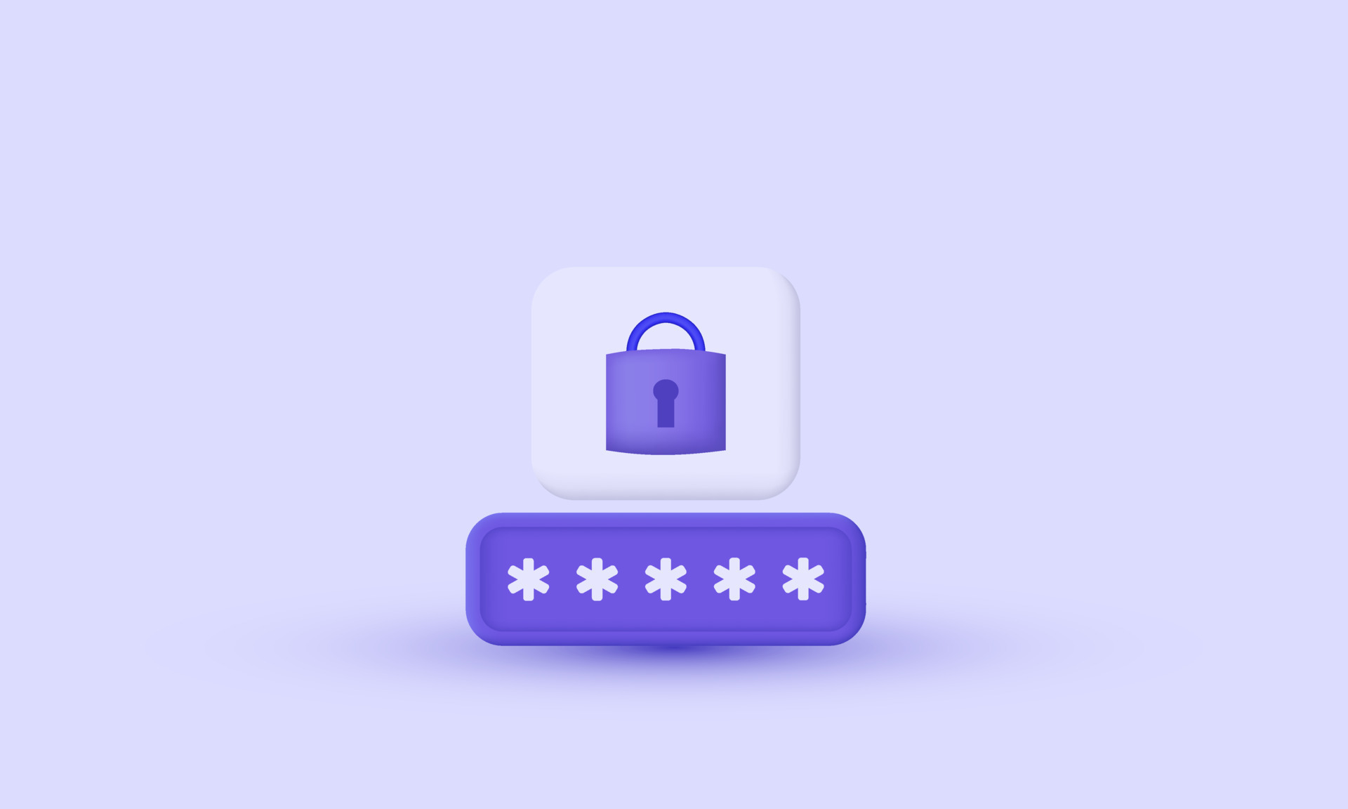 Illustration Creative Password Protection Vector Symbols Isolated On