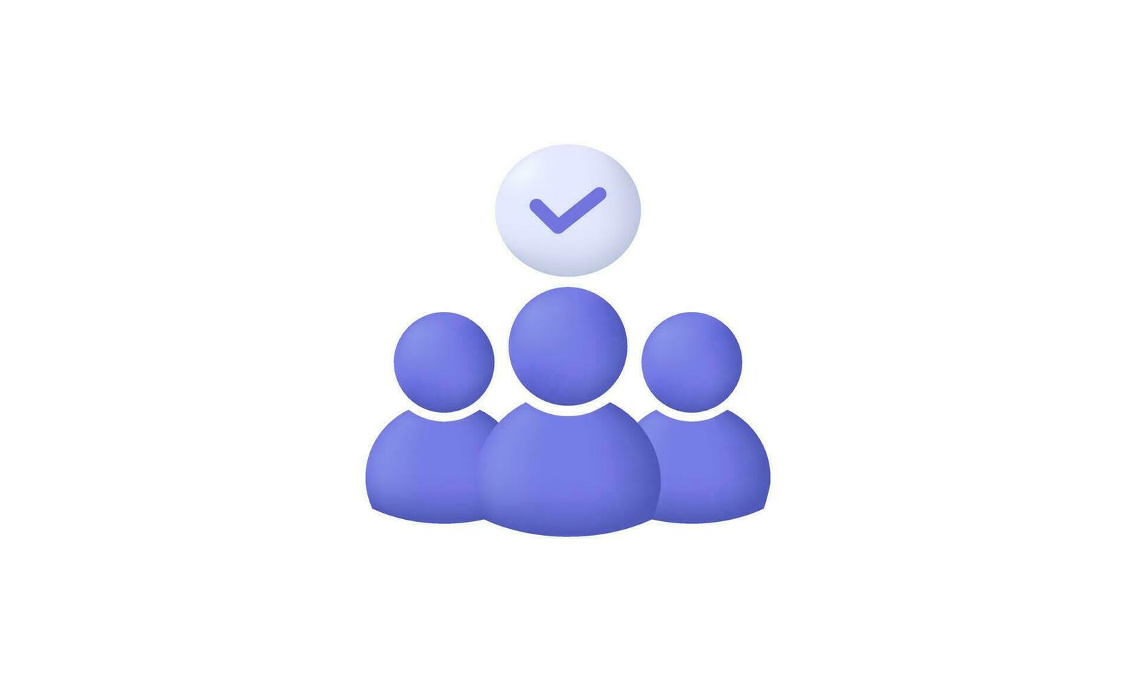 Illustration Creative Group Team Check Mark 3d Vector Symbols Isolated illustration-creative-group-team-check-mark-3d-vector-symbols-isolated