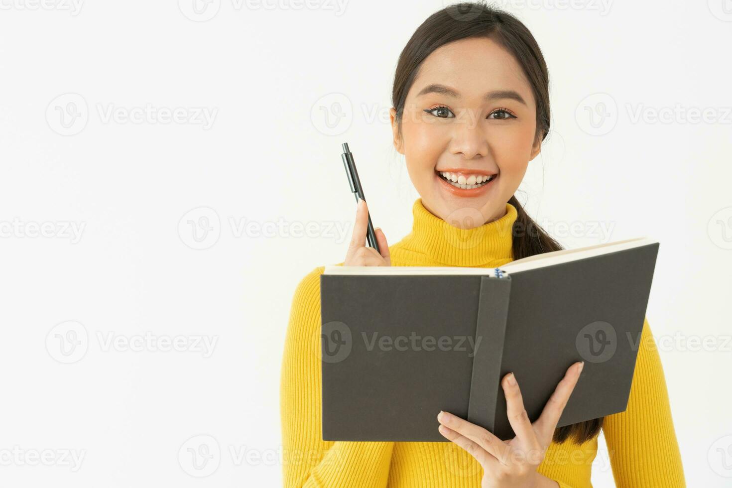 Portrait beautiful Asian woman student. Smile girl happy study. read ... Portrait beautiful Asian woman student. Smile girl happy study. read ...