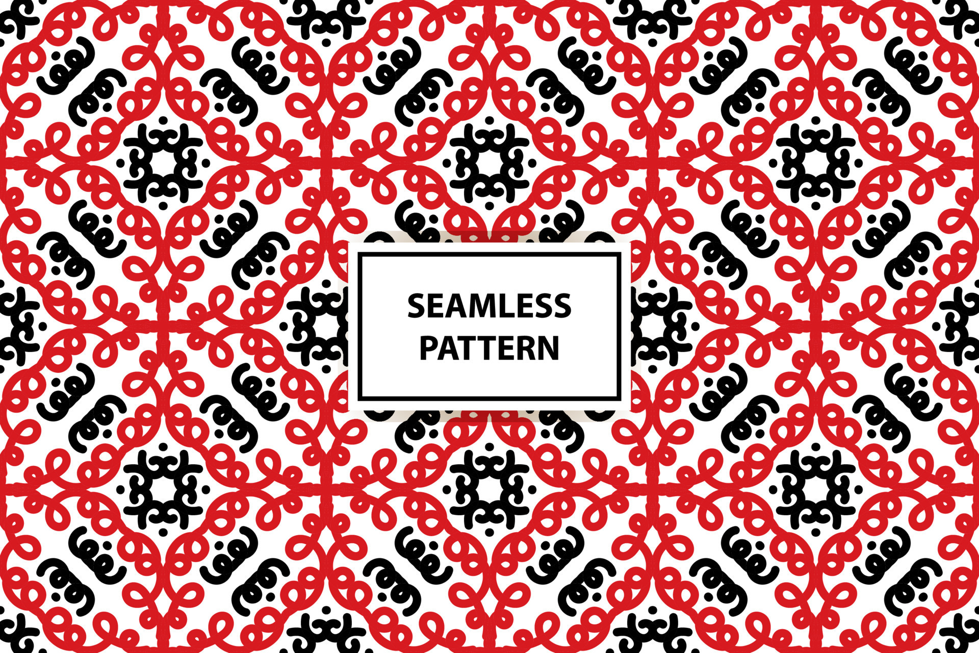 Seamless Pattern With Floral Elements Colorful Vector Abstract Design Decorative Lattice In