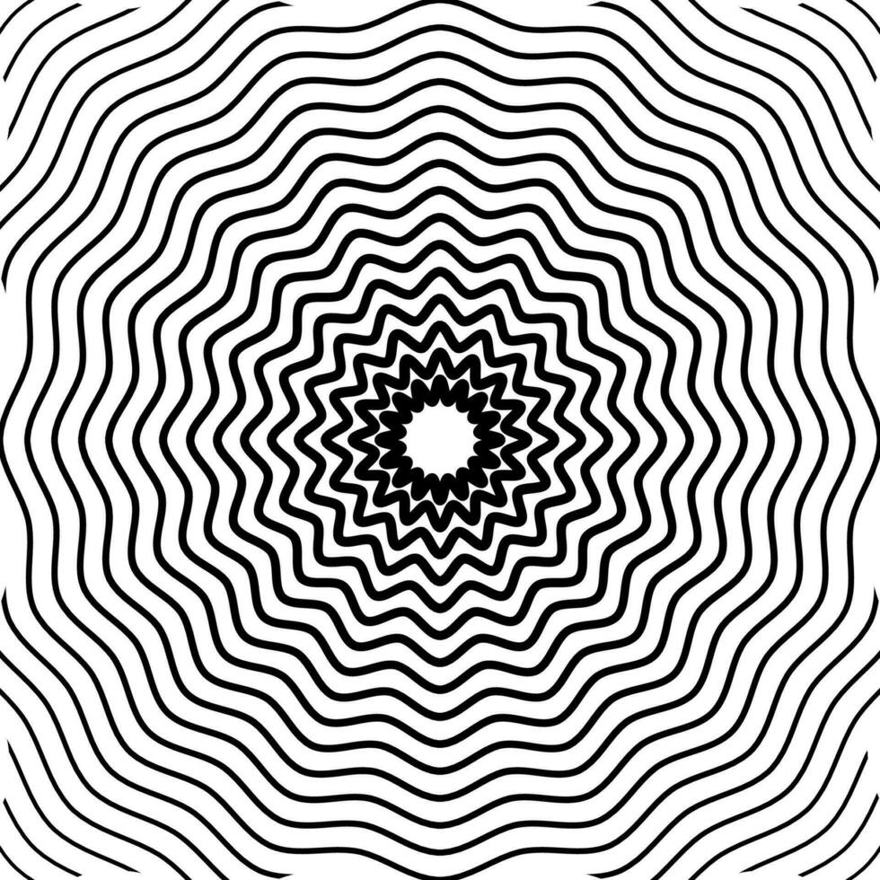 Concentric Circle Elements Spaced Concentric Circle Rings Sound Wave