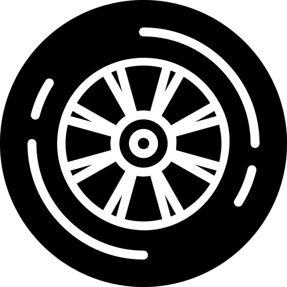 solid icon for wheel 24086804 Vector Art at Vecteezy
