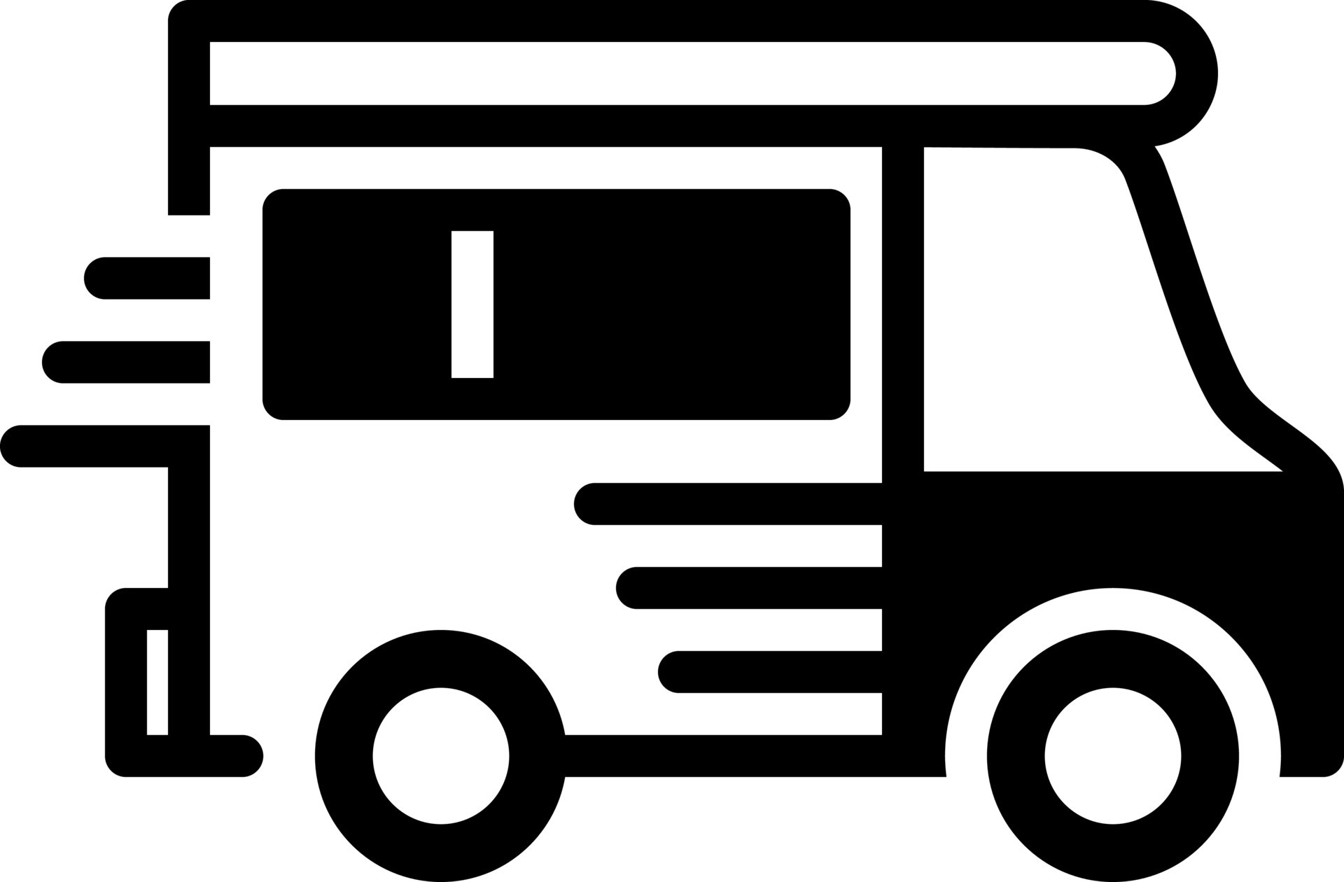solid icon for van 24086839 Vector Art at Vecteezy