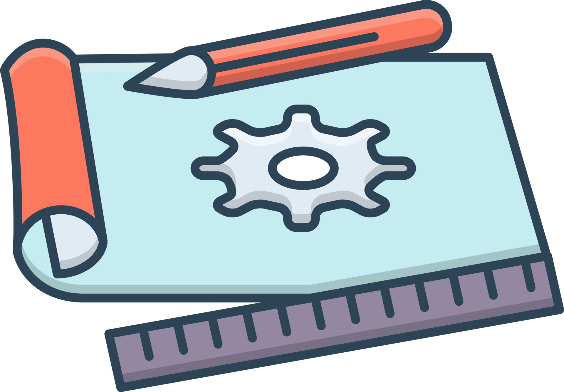 color icon for prototyping 24087088 Vector Art at Vecteezy