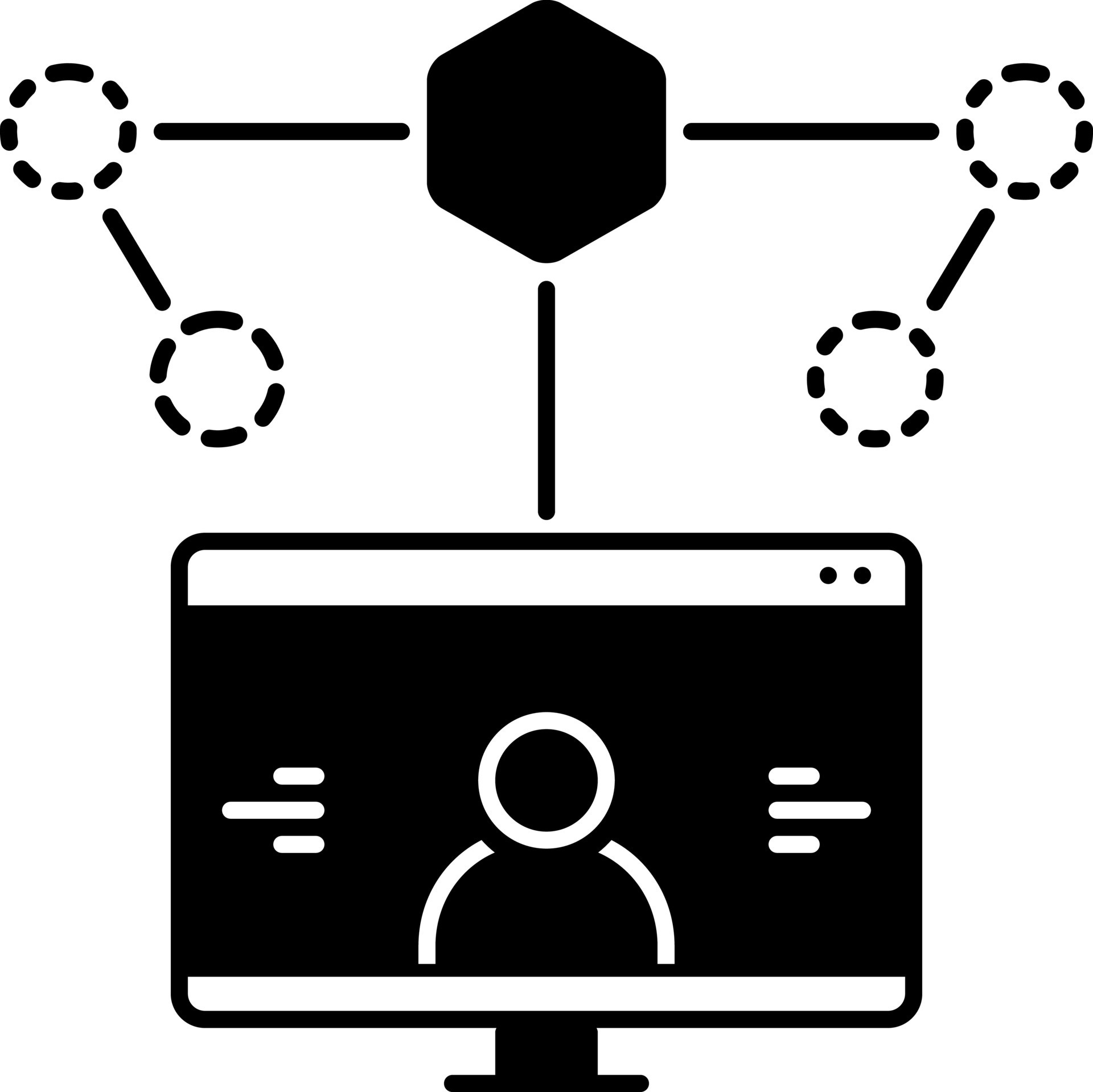 solid icon for user experience design 24087231 Vector Art at Vecteezy