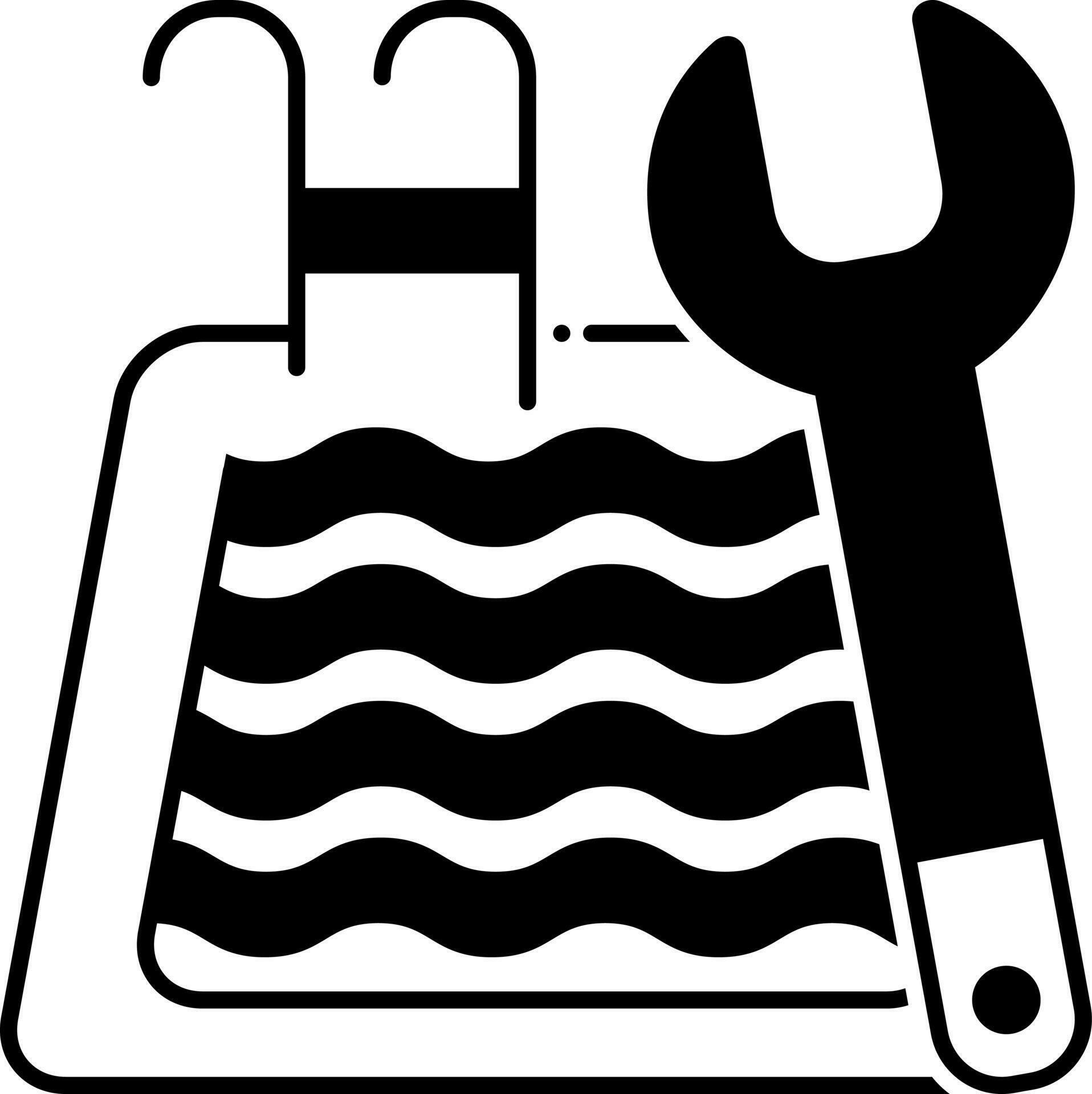 solid icon for pool maintenance 24087241 Vector Art at Vecteezy