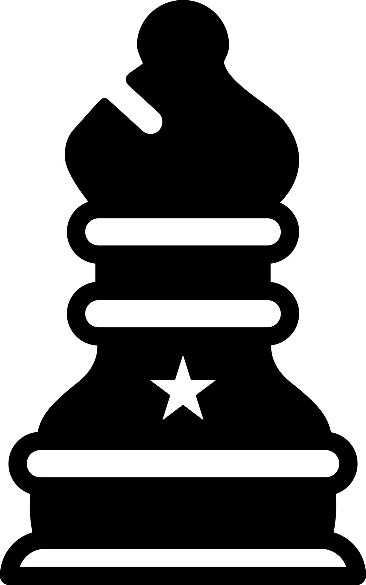 solid icon for bishop 24087312 Vector Art at Vecteezy