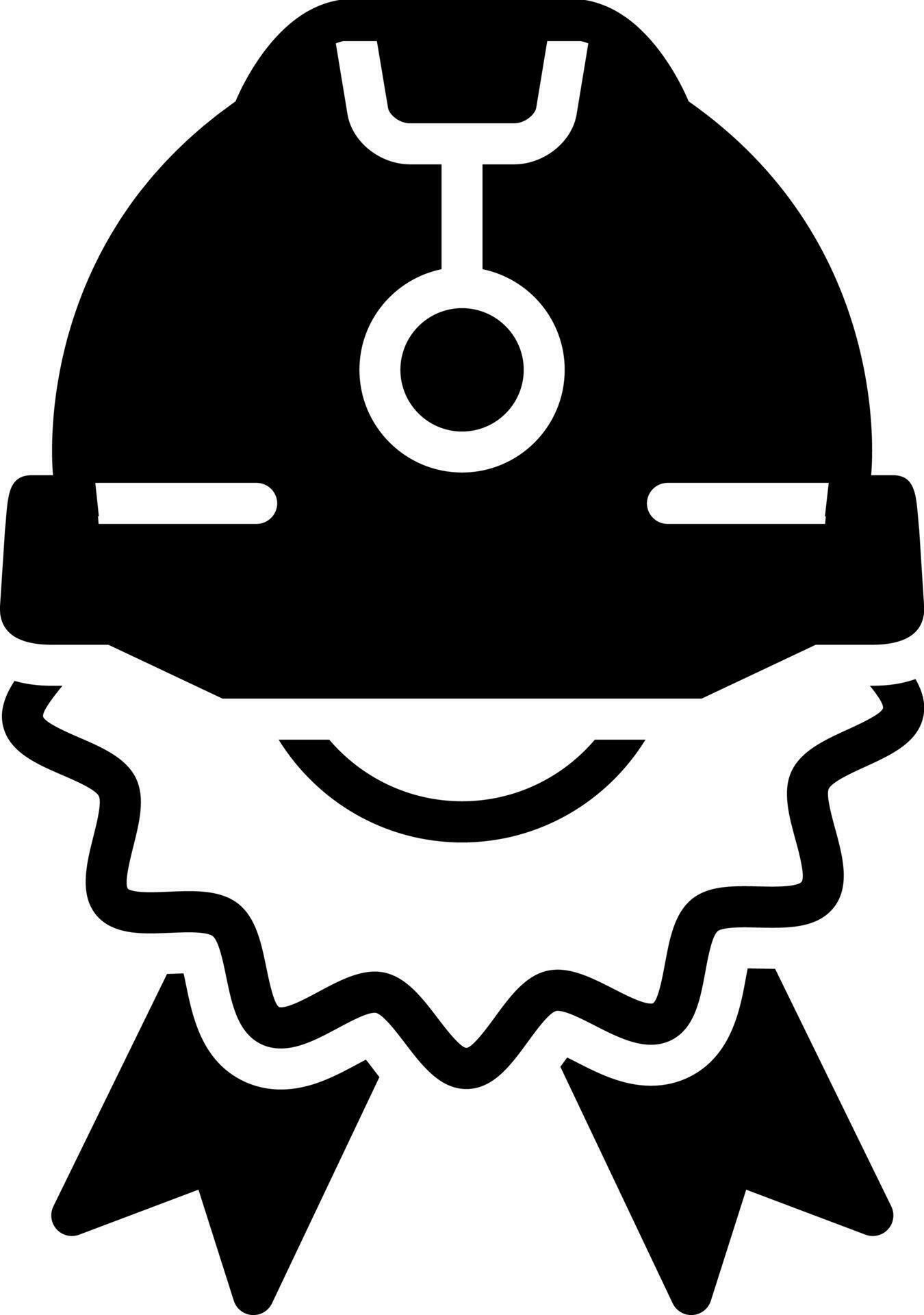 solid icon for construction badge 24087356 Vector Art at Vecteezy