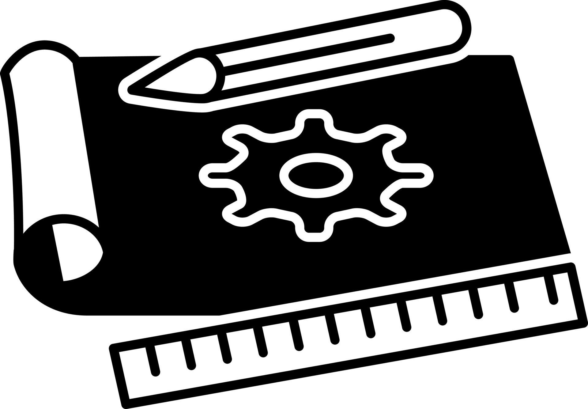 solid icon for prototyping 24087396 Vector Art at Vecteezy