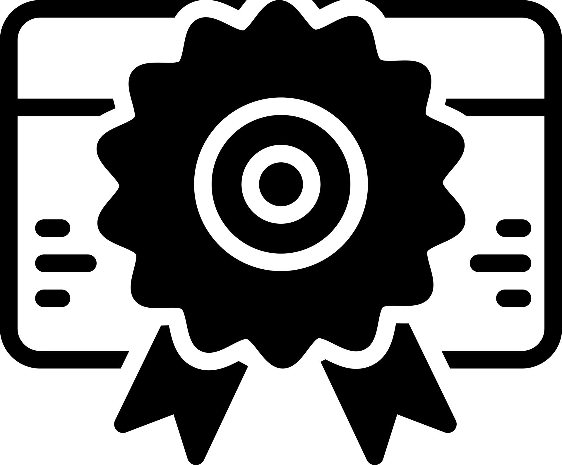 solid icon for licence 24087430 Vector Art at Vecteezy