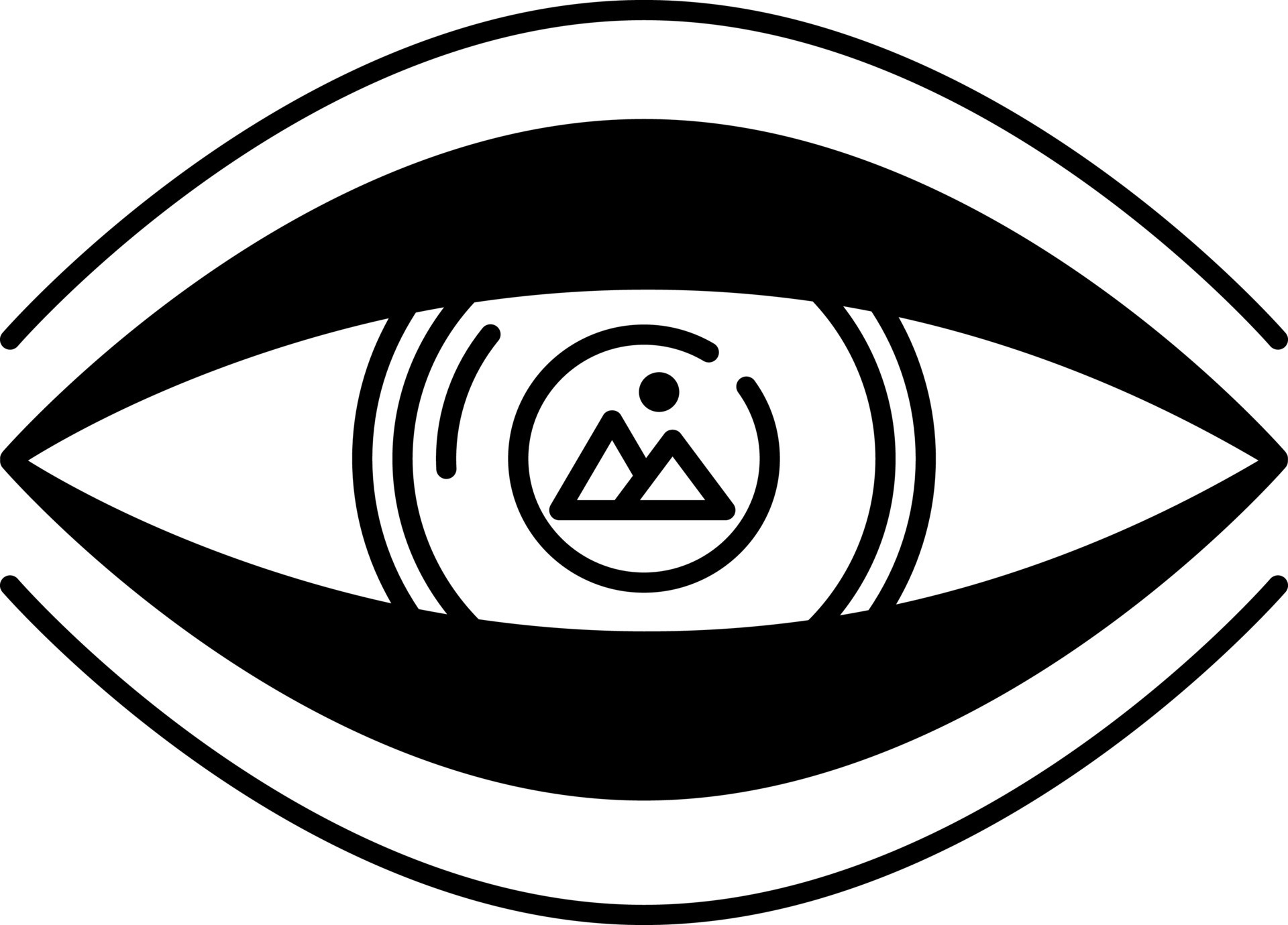 solid icon for visualization 24087450 Vector Art at Vecteezy