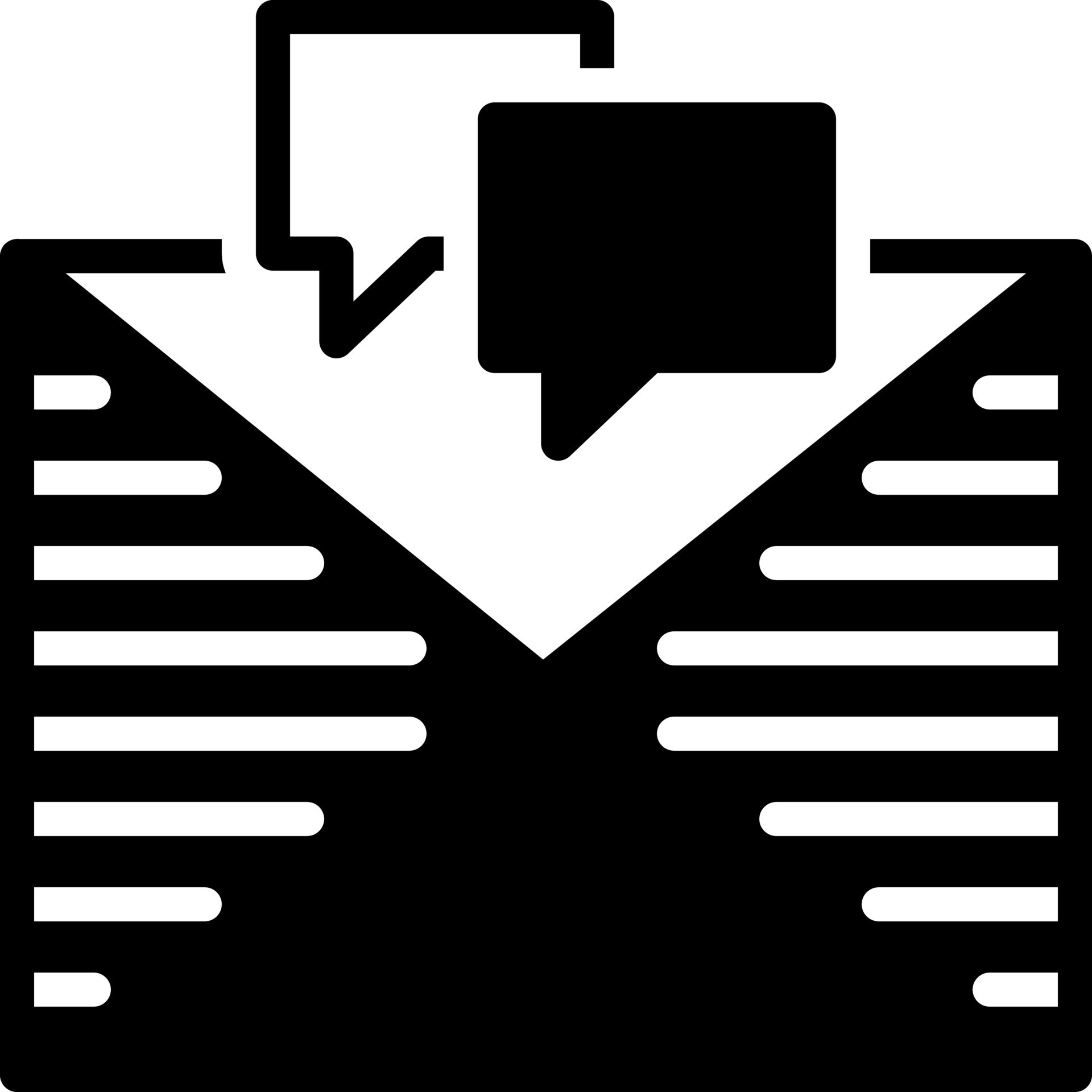 solid icon for messages 24087671 Vector Art at Vecteezy