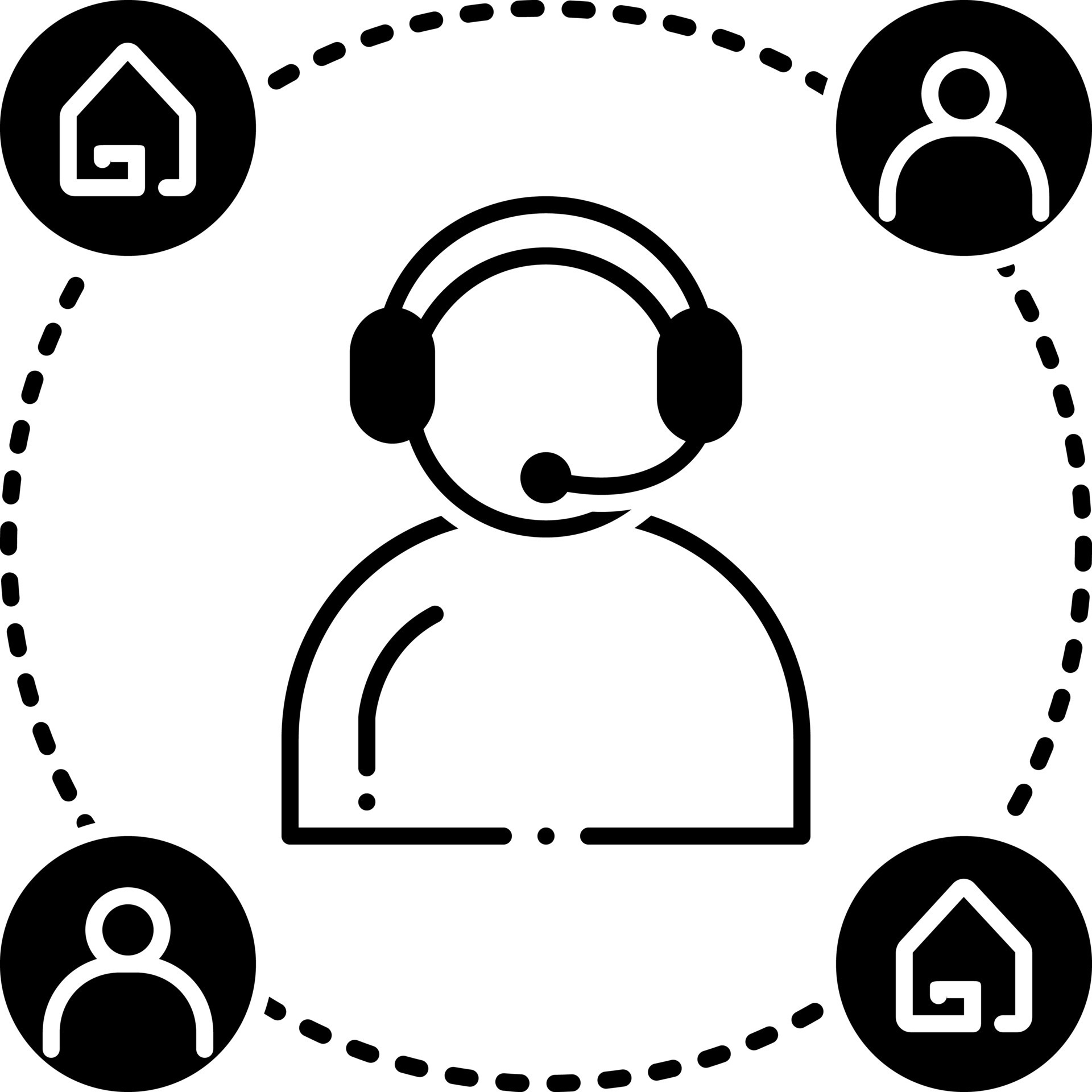 solid icon for customer support 24087741 Vector Art at Vecteezy