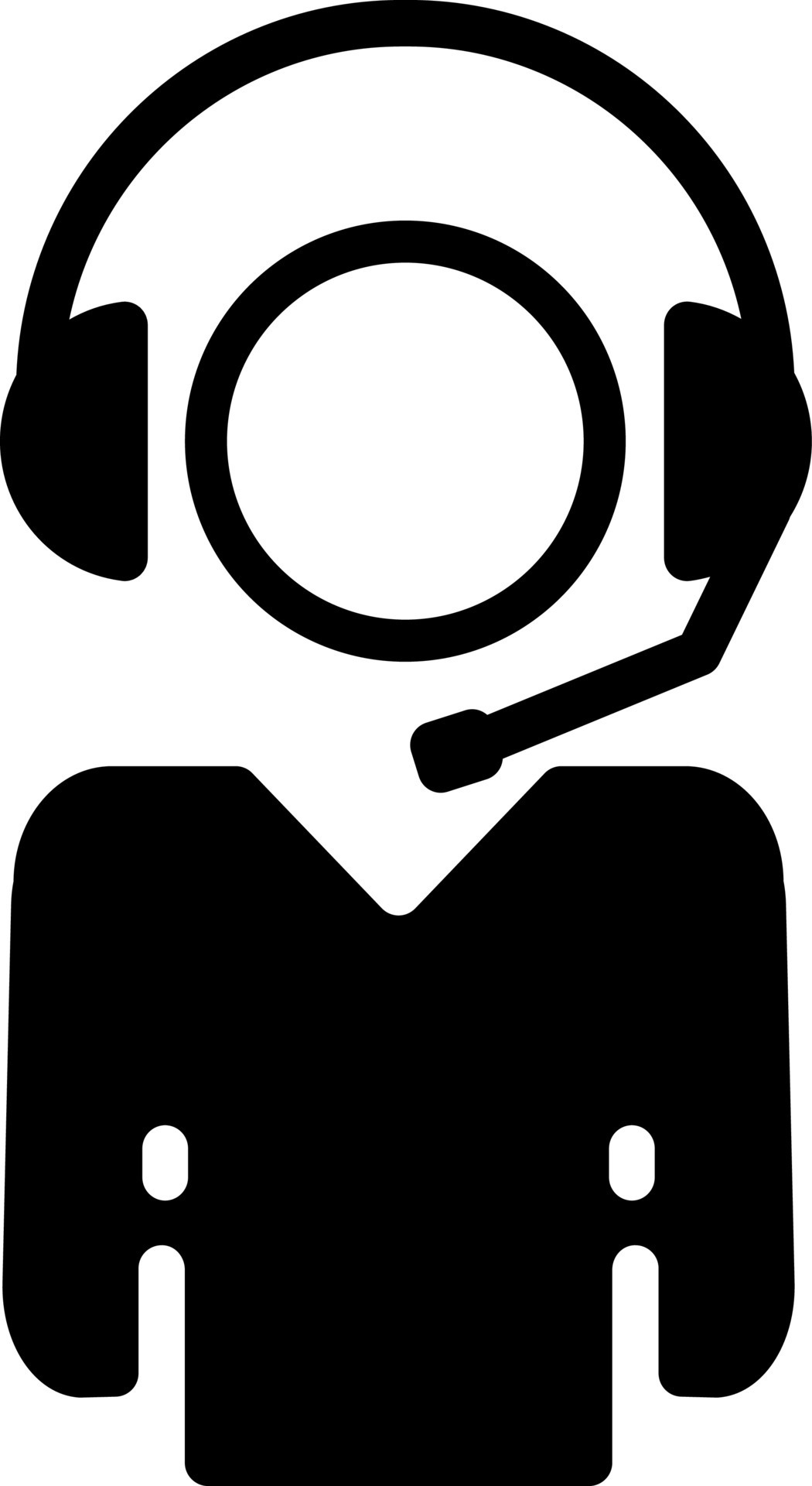 solid icon for support 24087755 Vector Art at Vecteezy