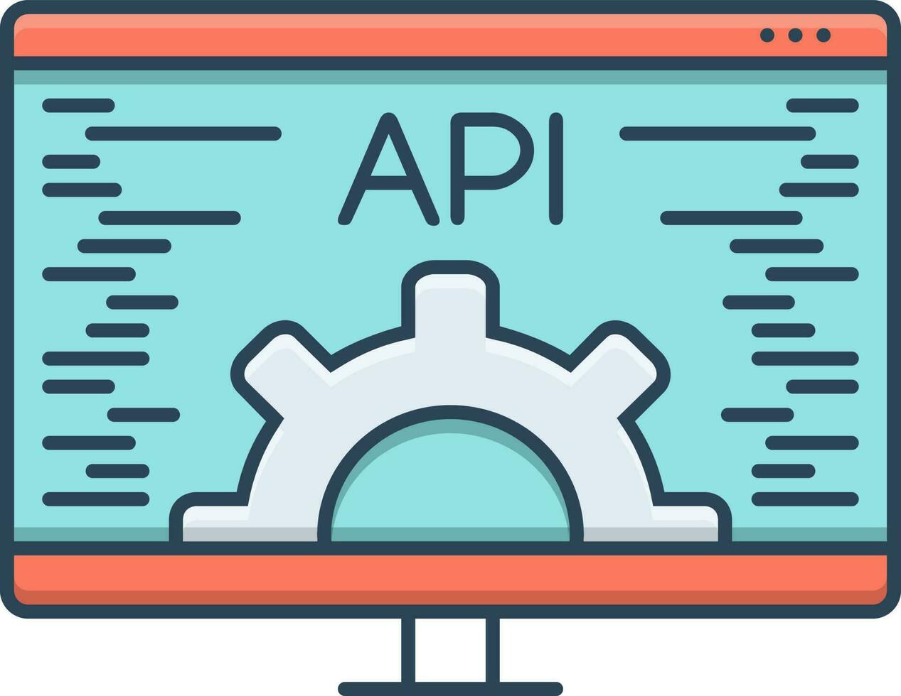 color icon for api 24087898 Vector Art at Vecteezy