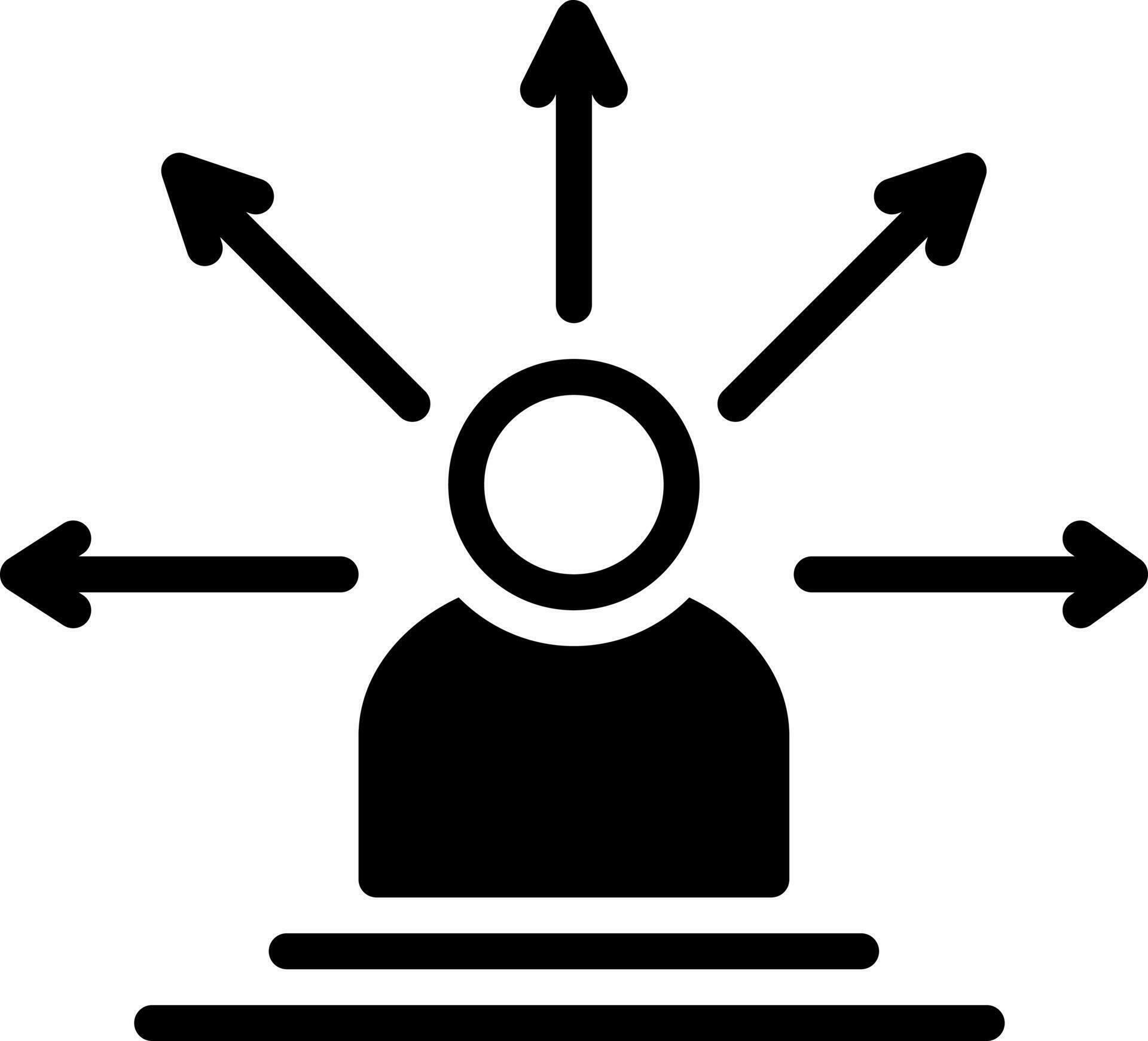 solid icon for decision making 24088234 Vector Art at Vecteezy