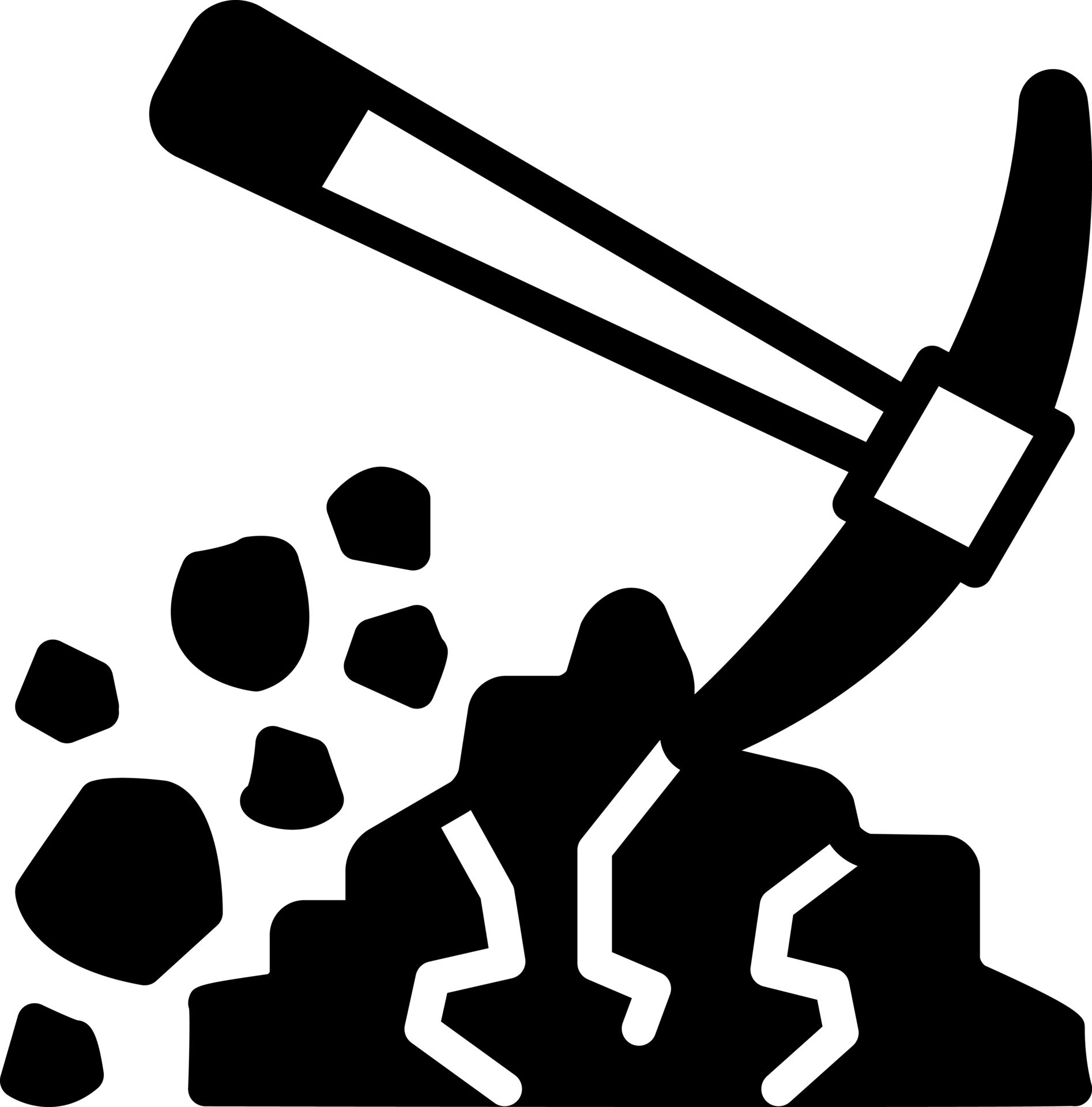 solid icon for digging 24088295 Vector Art at Vecteezy