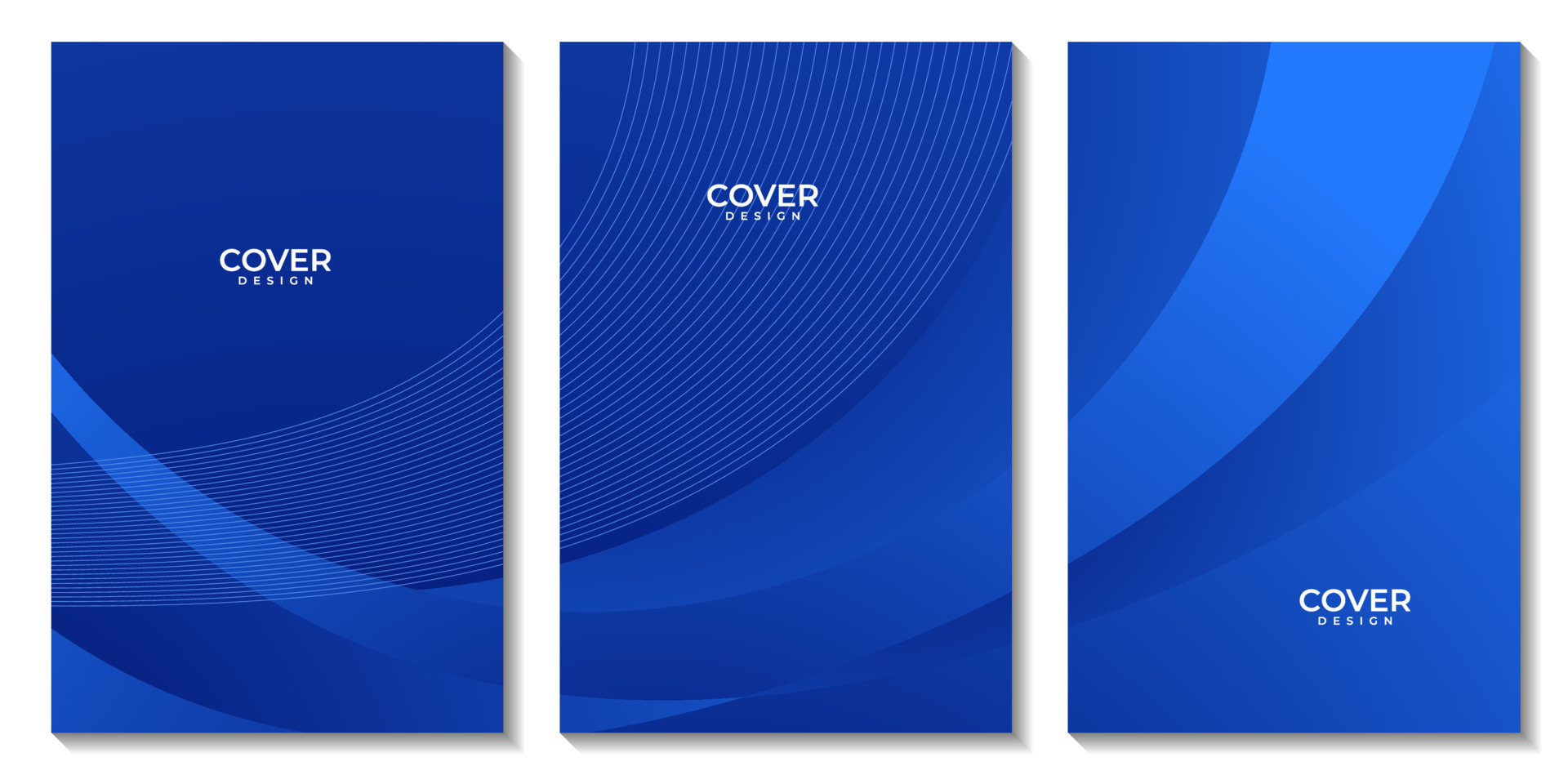 Set Of Abstract Blue Wave Gradient Background With Lines 24089440 Vector Art At Vecteezy