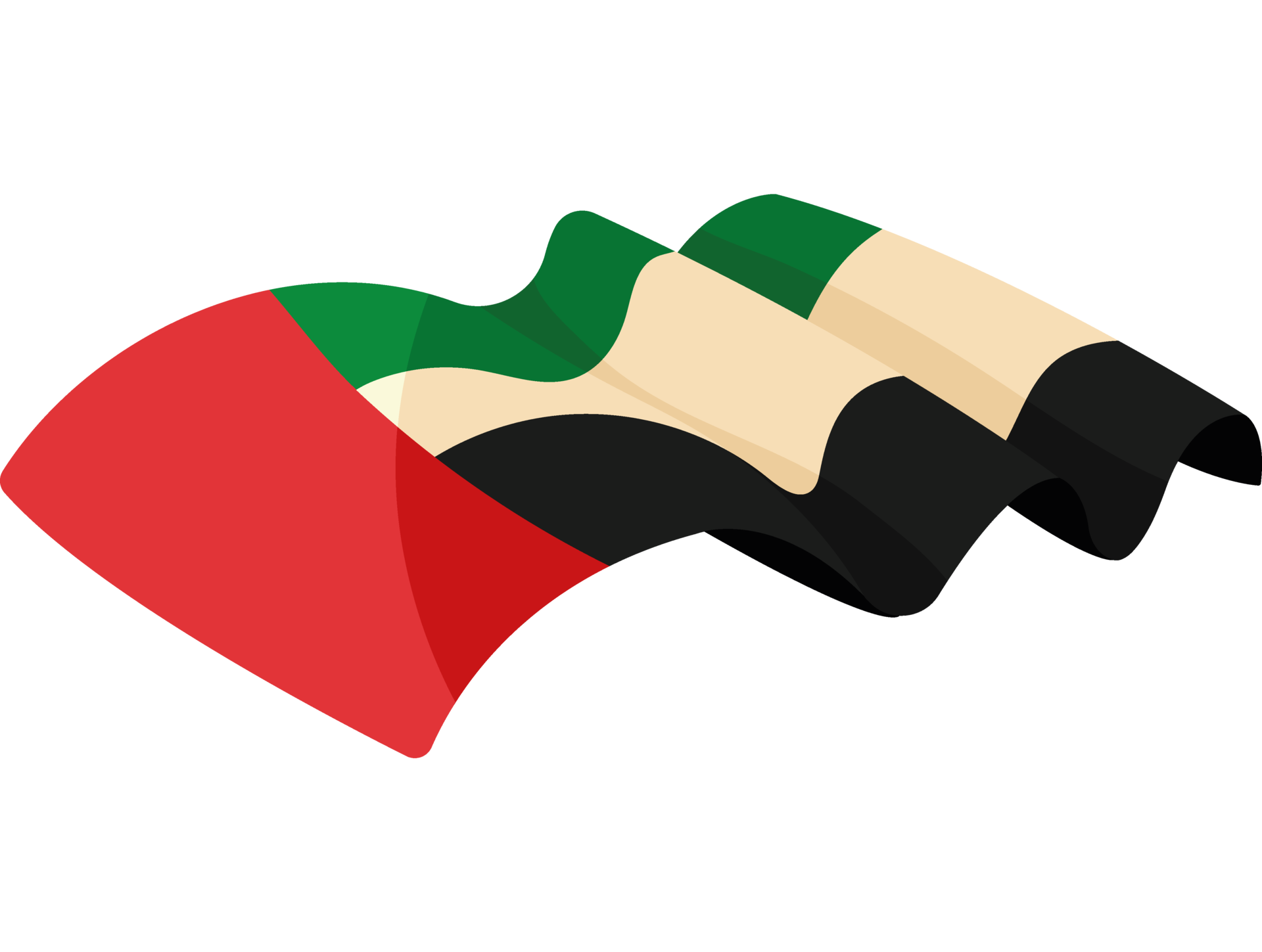 UAE Flag Waving 24089513 PNG uae-flag-waving-24089513-png