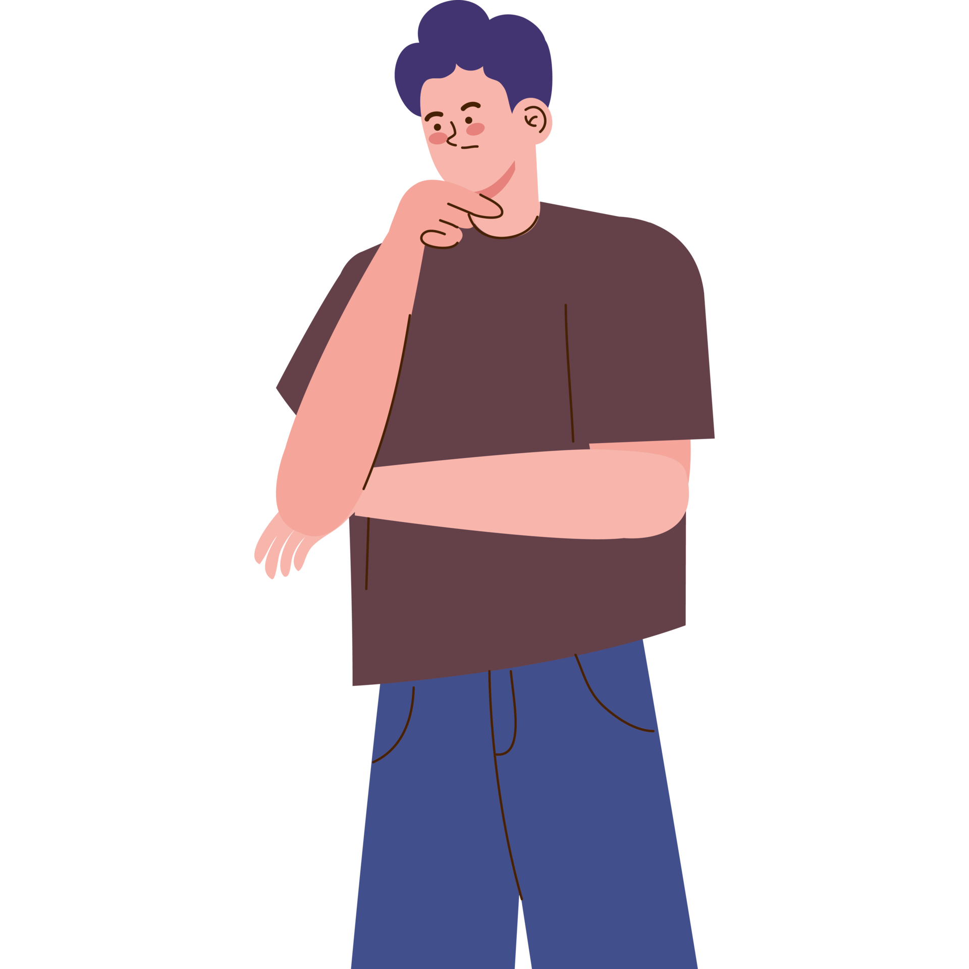 young man standing thoughtful 24090399 PNG young man standing thoughtful 24090399 PNG