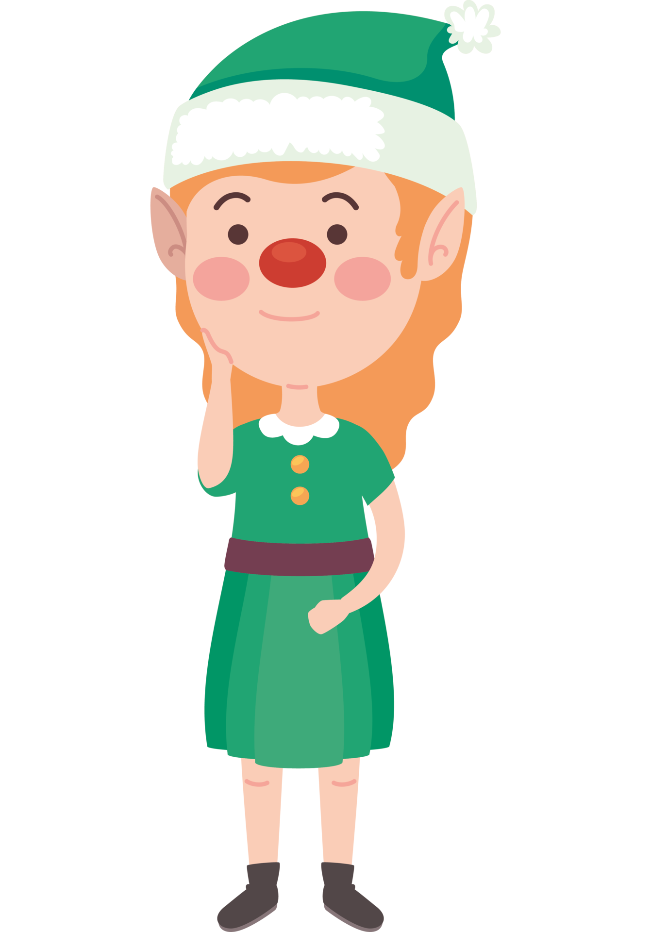 Cute Female Elf 24090429 Png